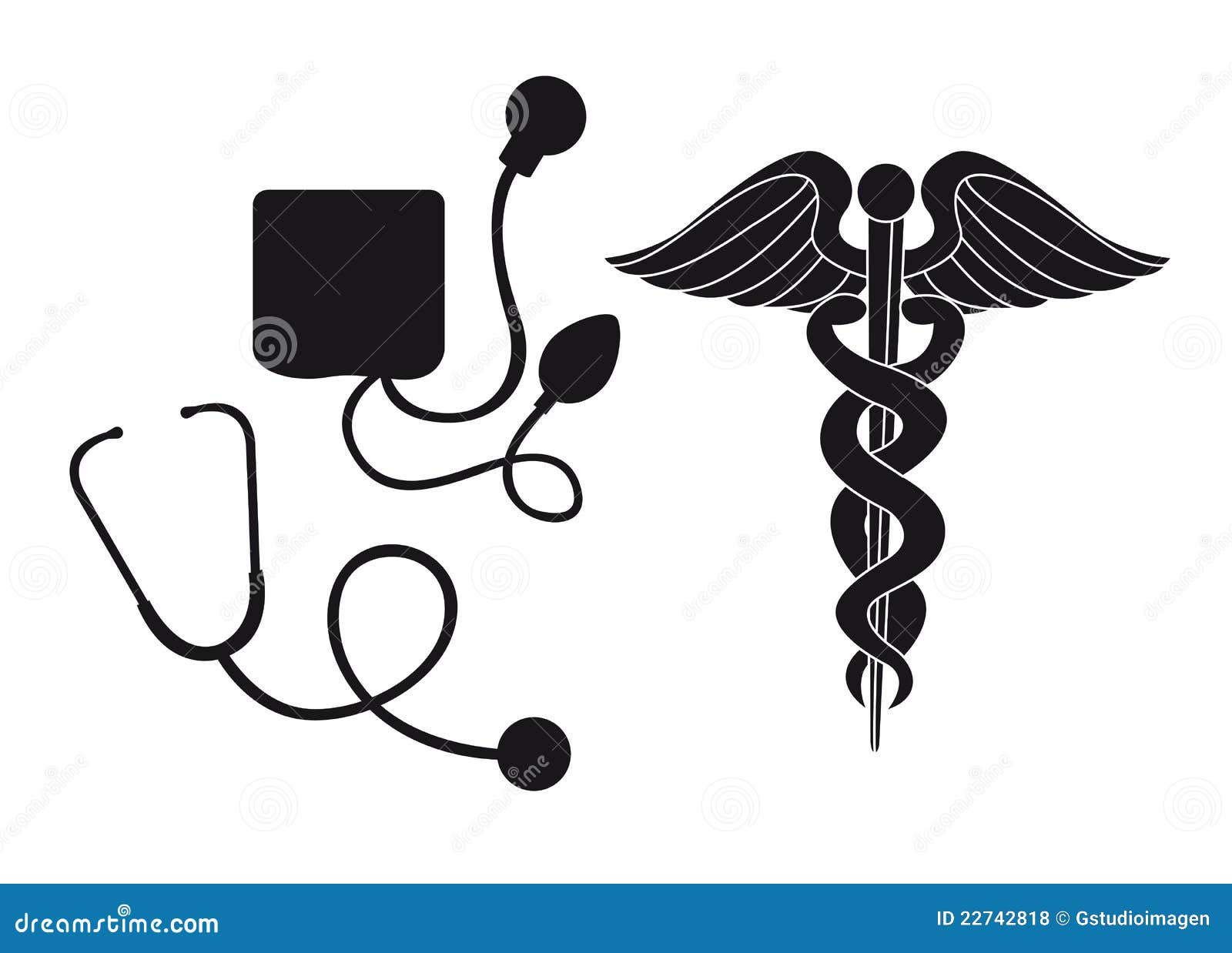 Silhouette medical sign stock vector. Illustration of healthiness ...