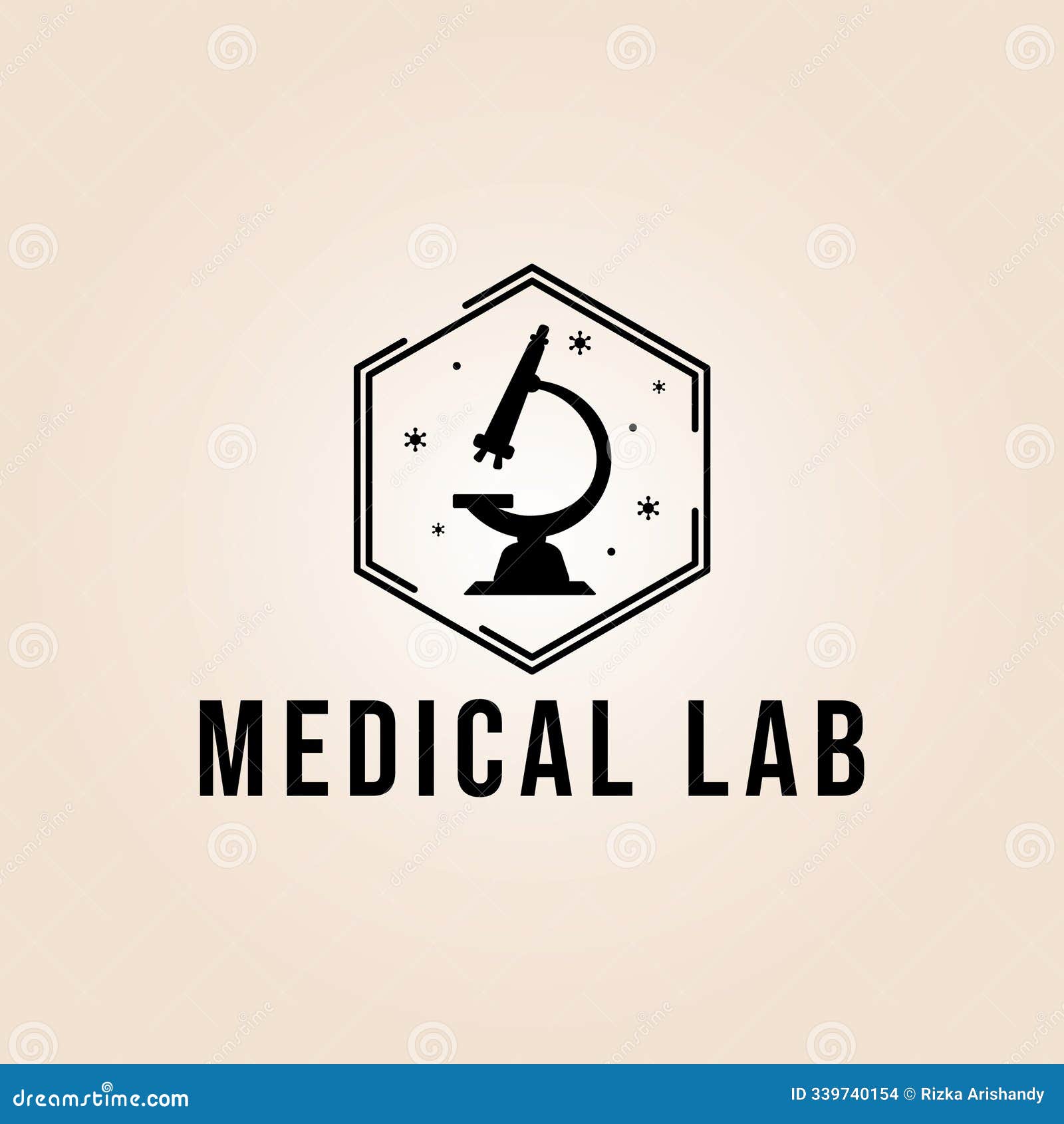 Dog And Cat Silhouette Microscope. Veterinary Care Health Treatment ...