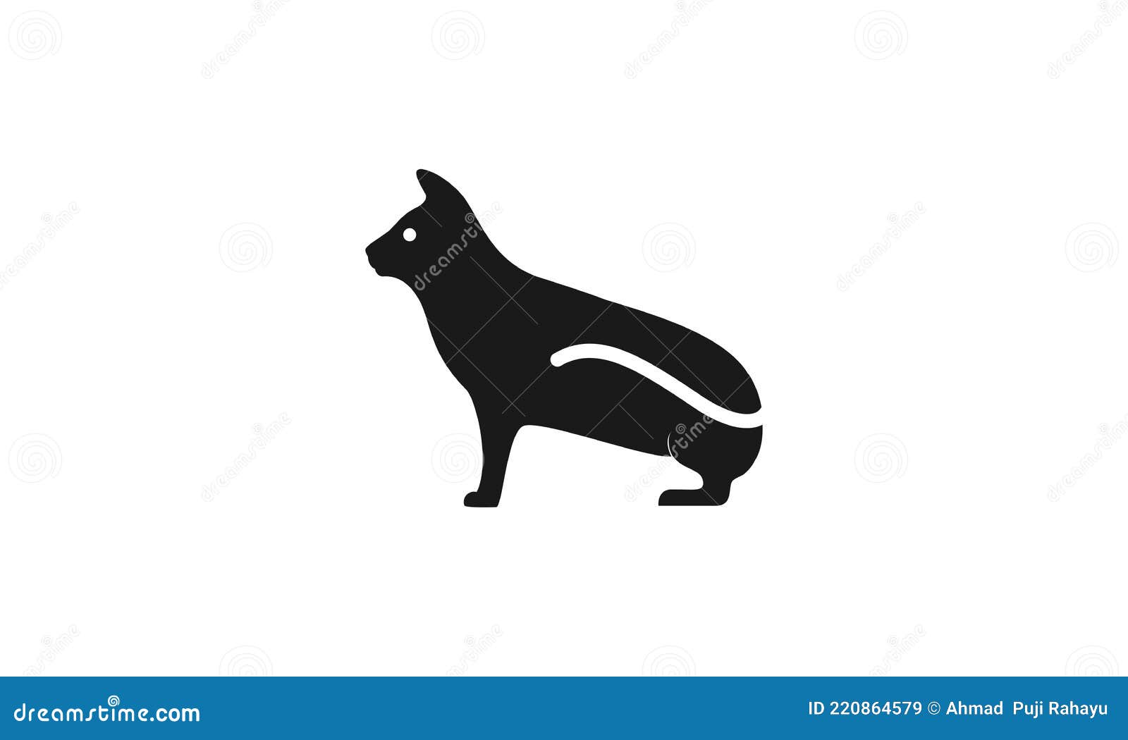 Silhouette Modern Black Cat Shape Logo Vector Icon Illustration Design ...