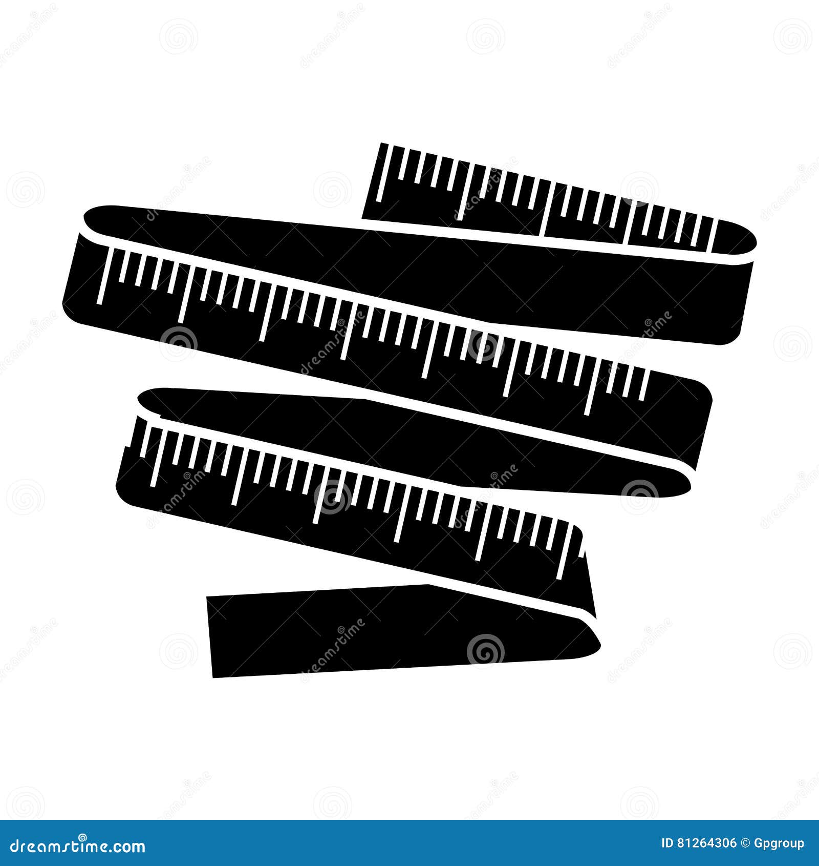 Tape Measure Silhouette