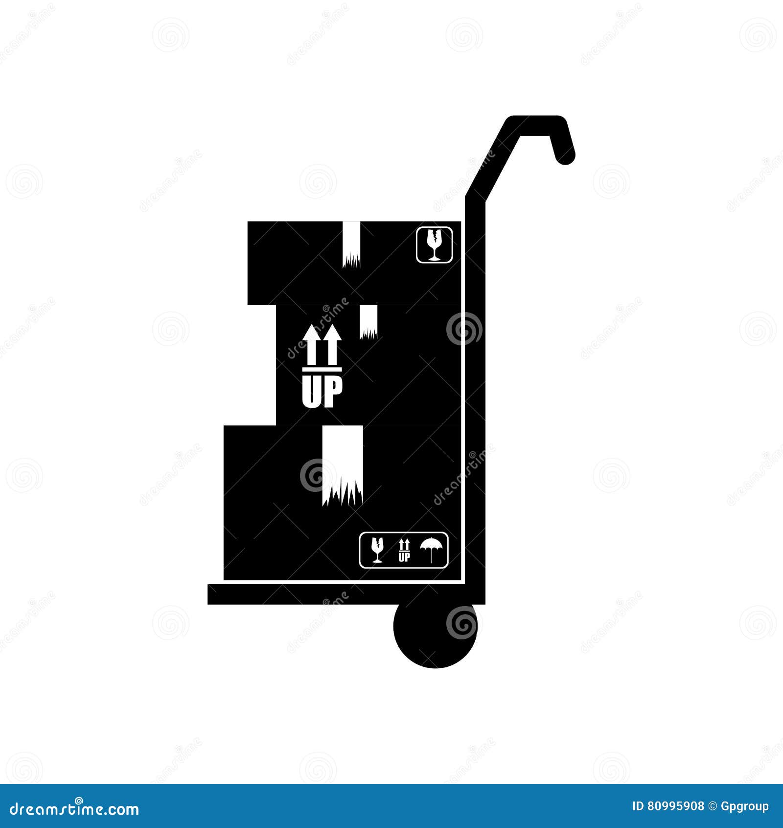 Transport Trolley For Disabled Footless Person Isolated On White Vector ...