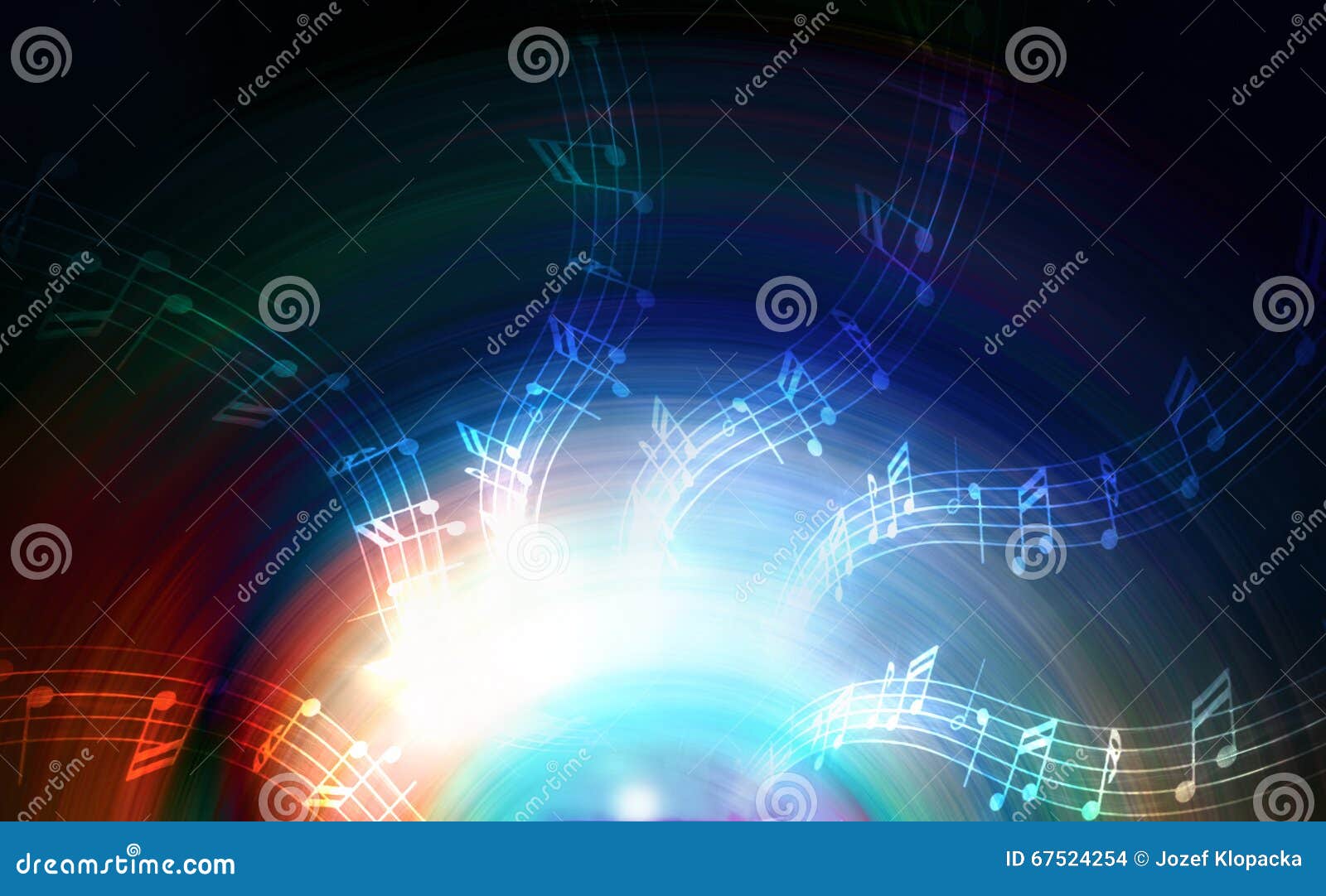 Silhouette of Music Audio Speaker and Note, Abstract Background, Light ...