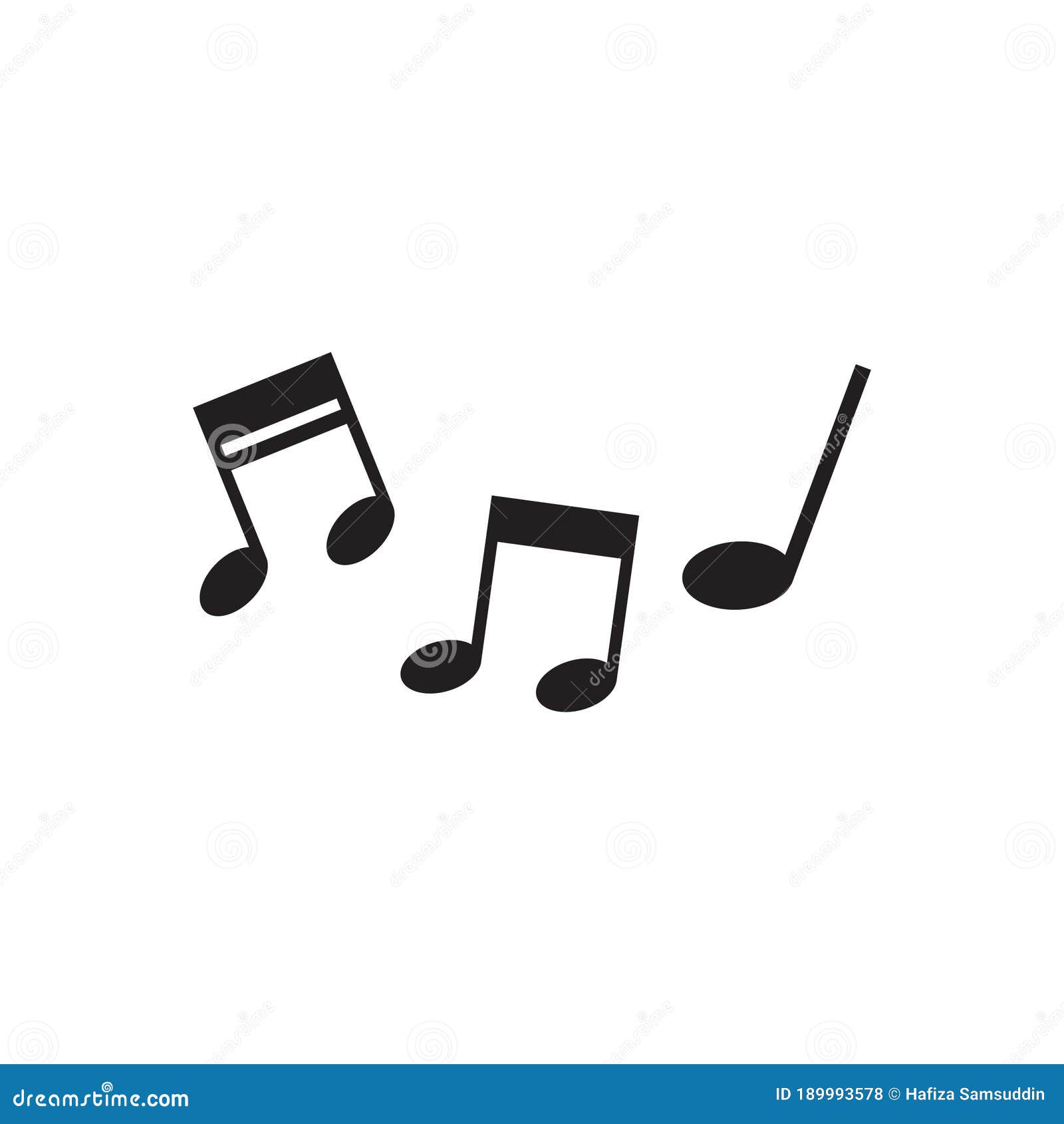 Silhouette of Musical Notes. Vector Illustration Decorative Design ... Silhouette of Musical Notes. Vector Illustration Decorative Design ...