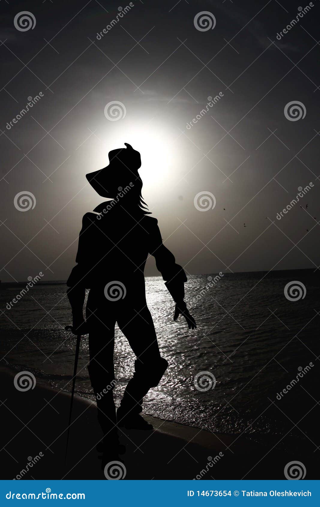 Silhouette of musketeer stock illustration. Illustration of people ...