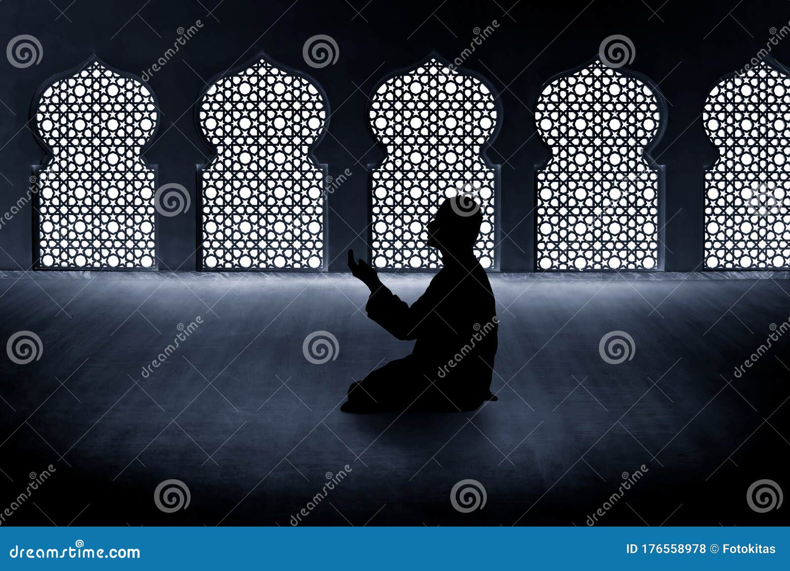 Silhouette of Muslim Man Praying Stock Photo - Image of hope, culture ... Silhouette of Muslim Man Praying Stock Photo - Image of hope, culture ...