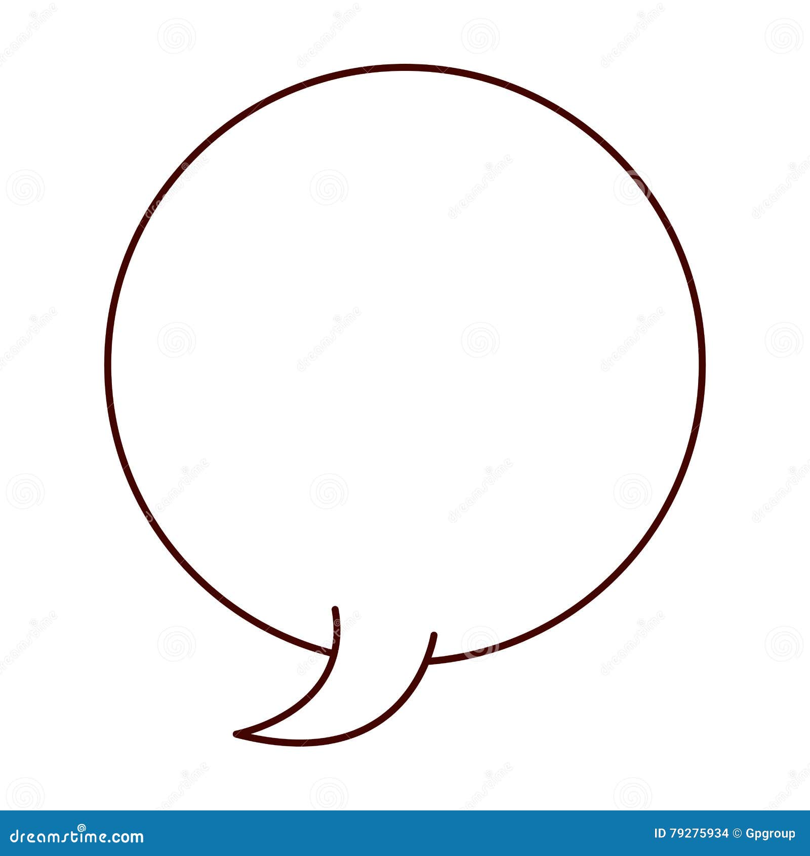 Silhouette Oval Callout for Dialogue Stock Vector - Illustration of ...