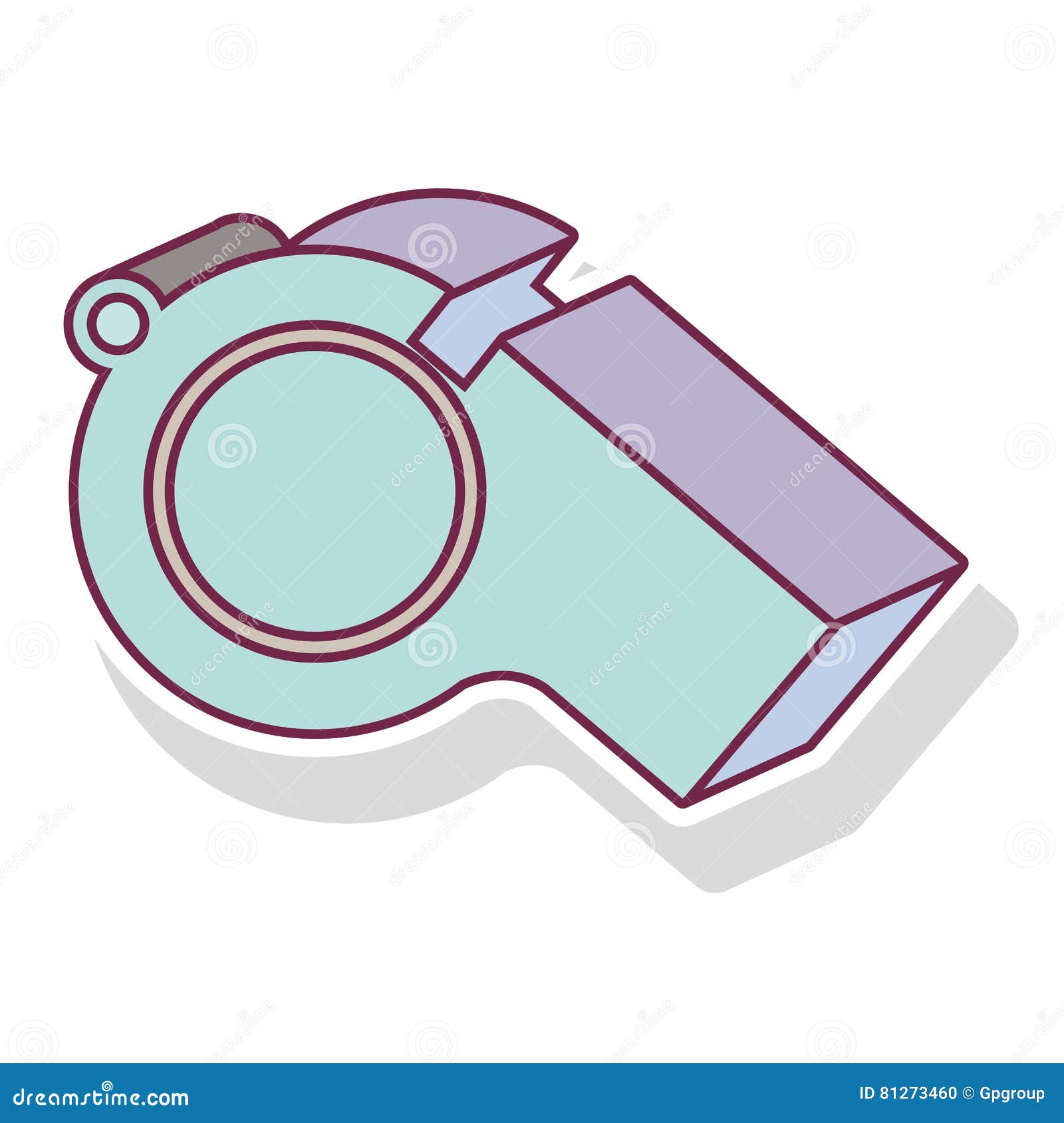 Color Whistle Vector Illustration | CartoonDealer.com #19450310