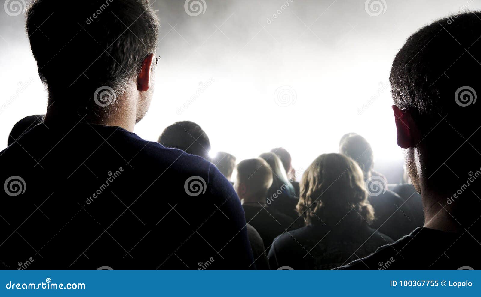 Silhouette People Rock Show Editorial Image - Image of cheer, live ...