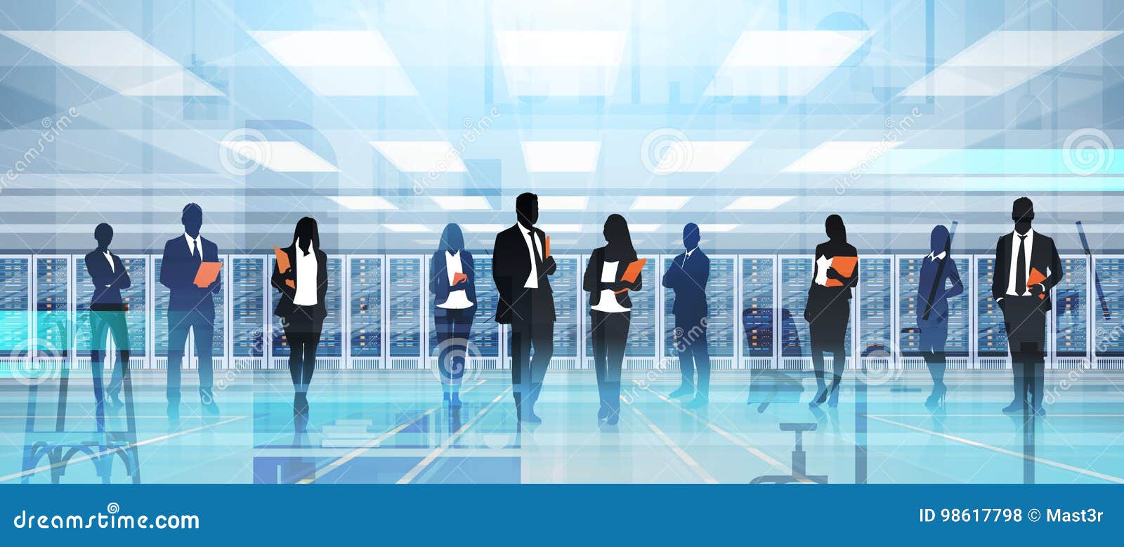 Silhouette Database And Table Formatting Icons Vector Illustration ...