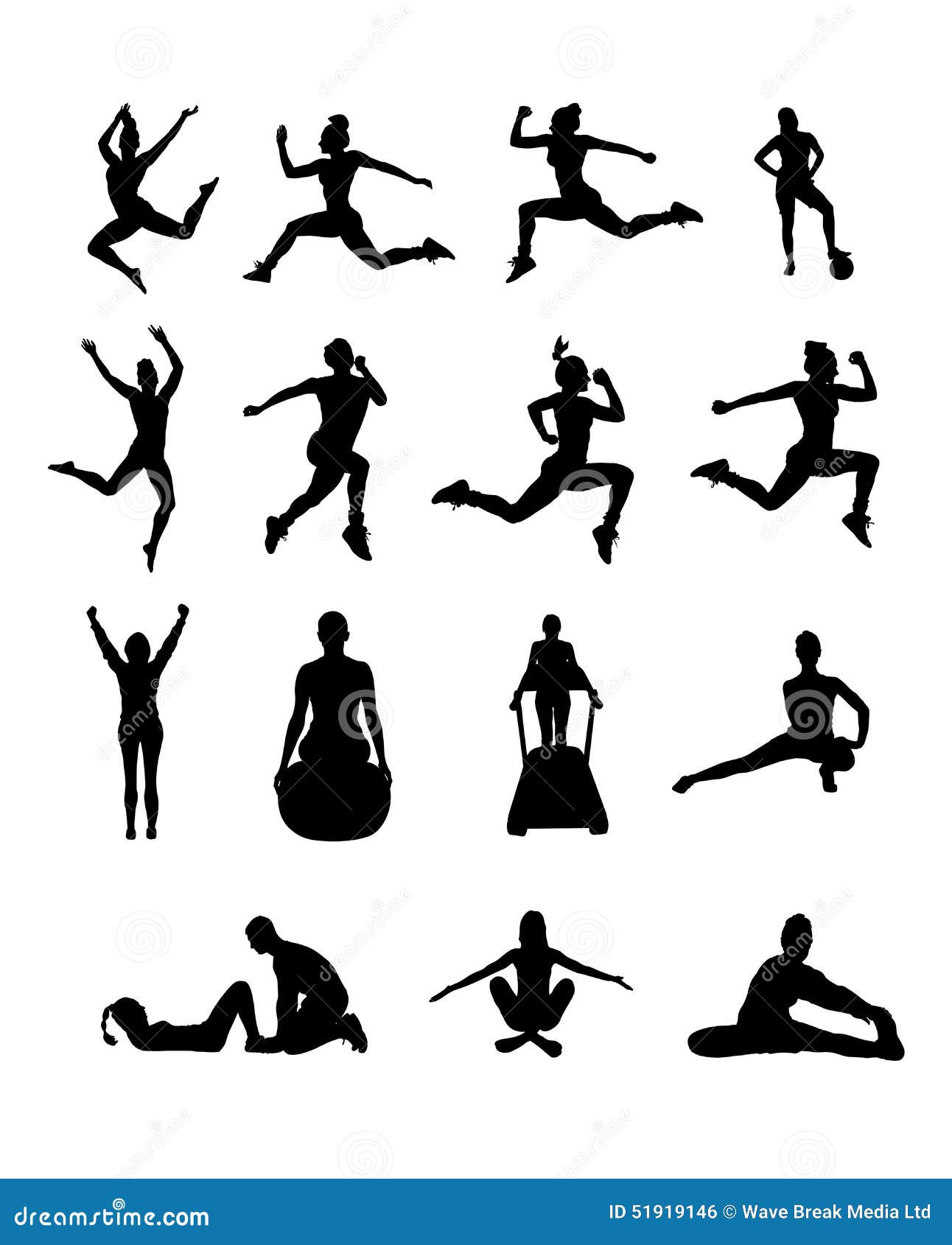 White People Working Out Stock Illustrations – 1,017 White People ...