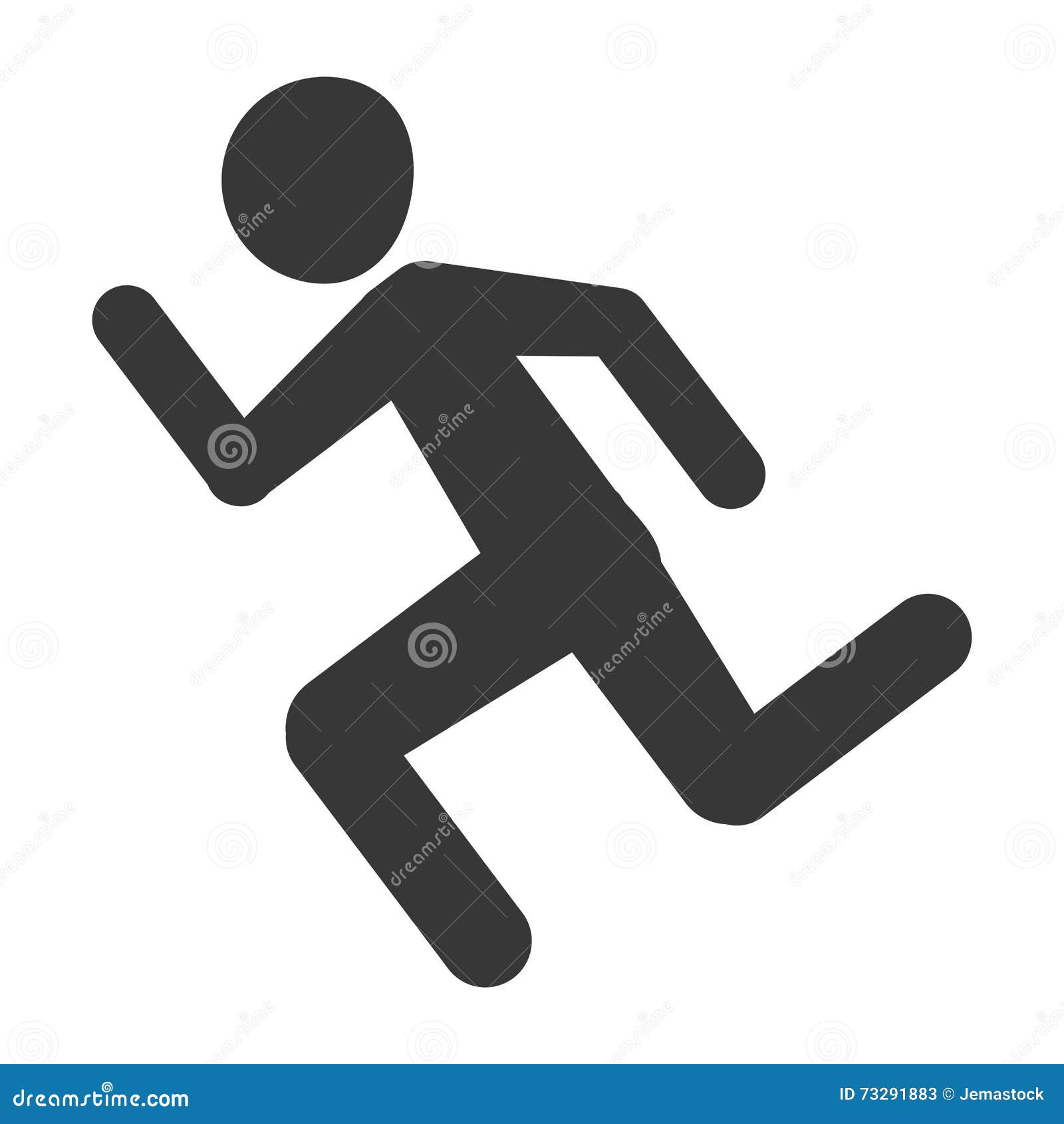 Silhouette of Person Running Stock Image - Image of fitness, strong ...