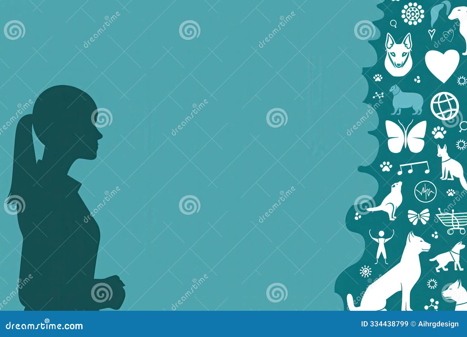 Exploring Veterinary Care through Symbols and Icons on a Tranquil ...