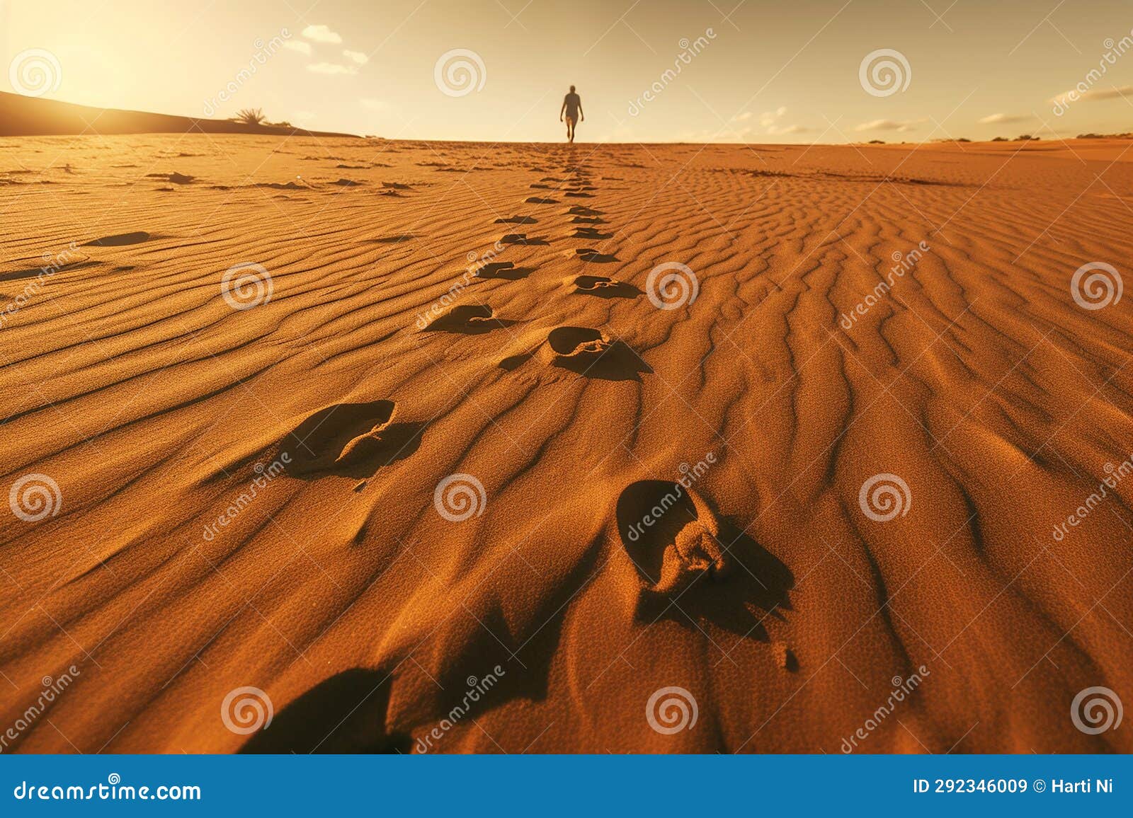 Footprints In The Sand: A Legacy Of Progress And Success AI Generated ...