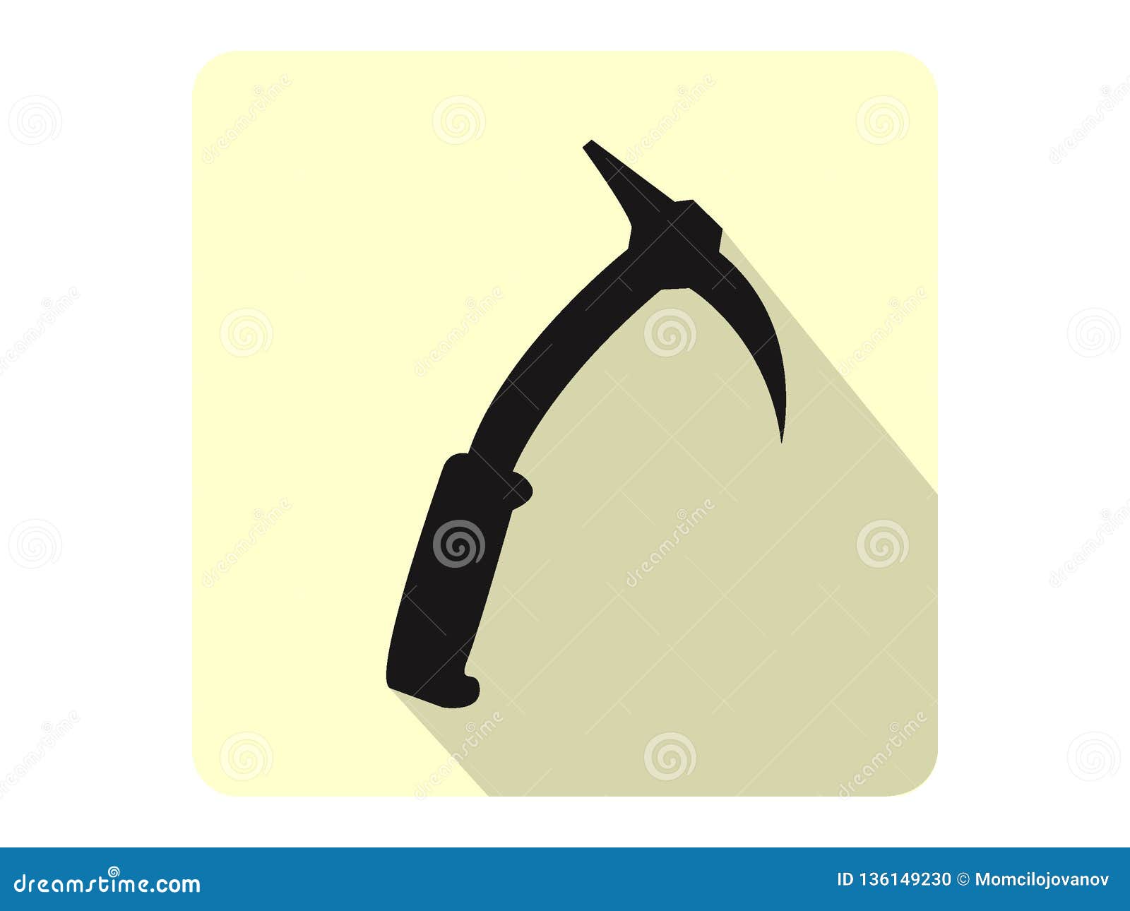 Silhouette Picture of an Ice Pick Icon Stock Vector - Illustration of ...