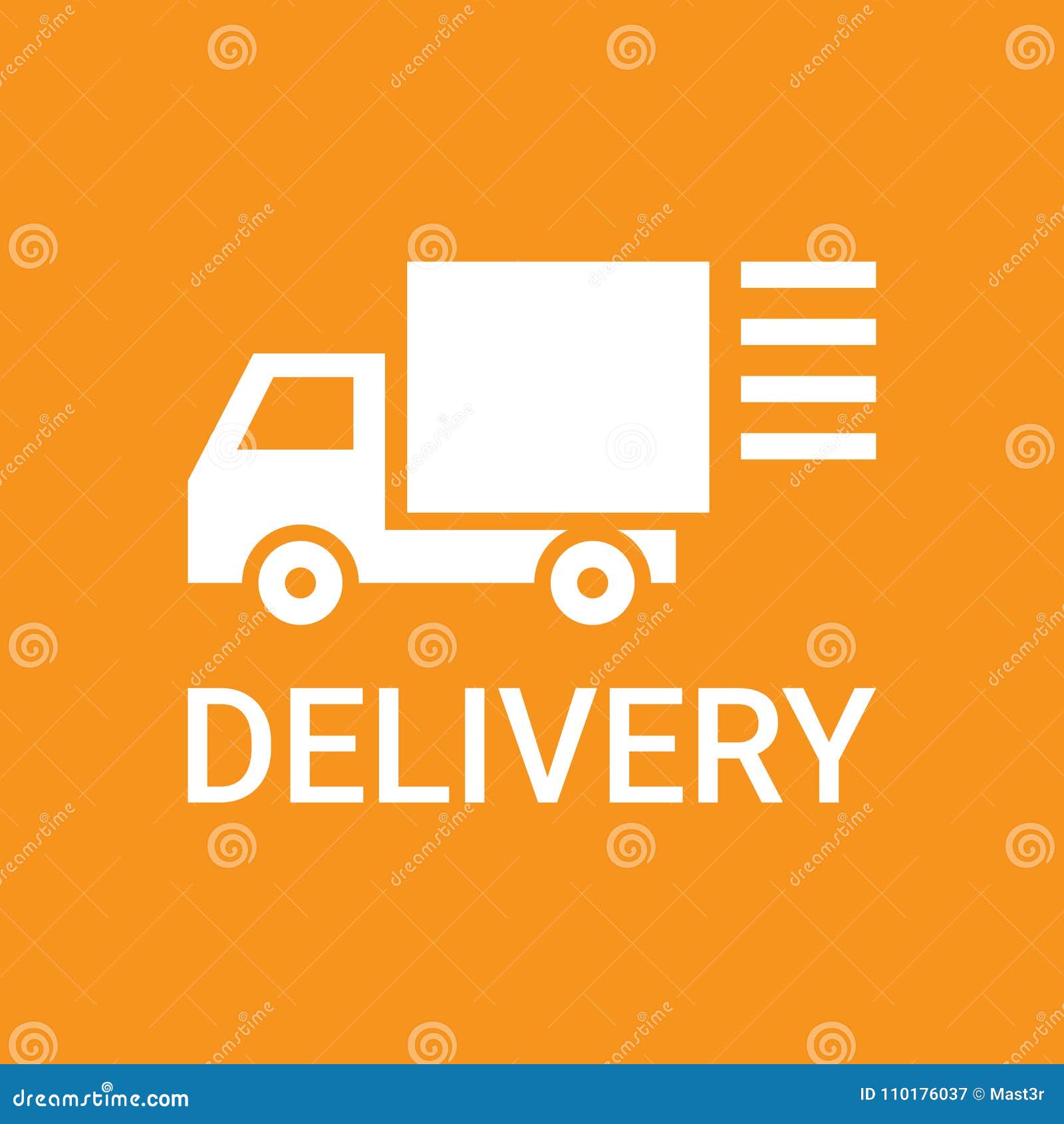 Silhouette Rapide Logo Template Icon De Camion De Service De ...