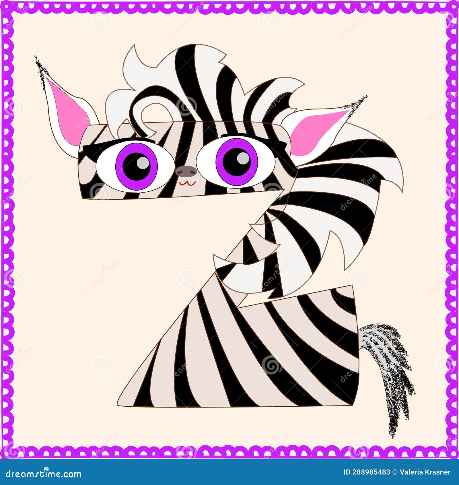 Funny letter Z with eyes. stock vector. Illustration of learning ...