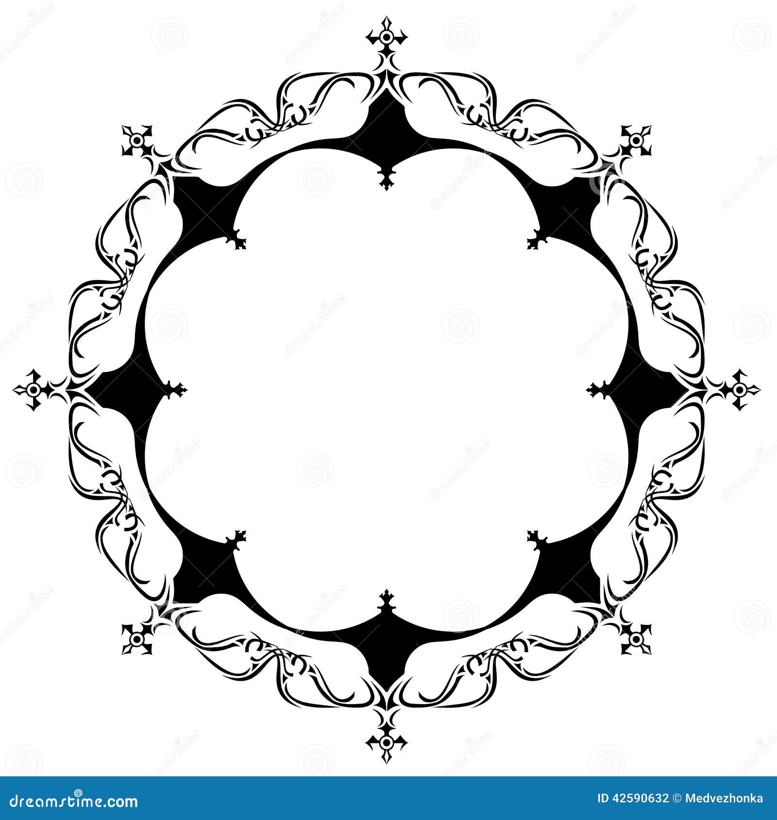 Round Frame Silhouette