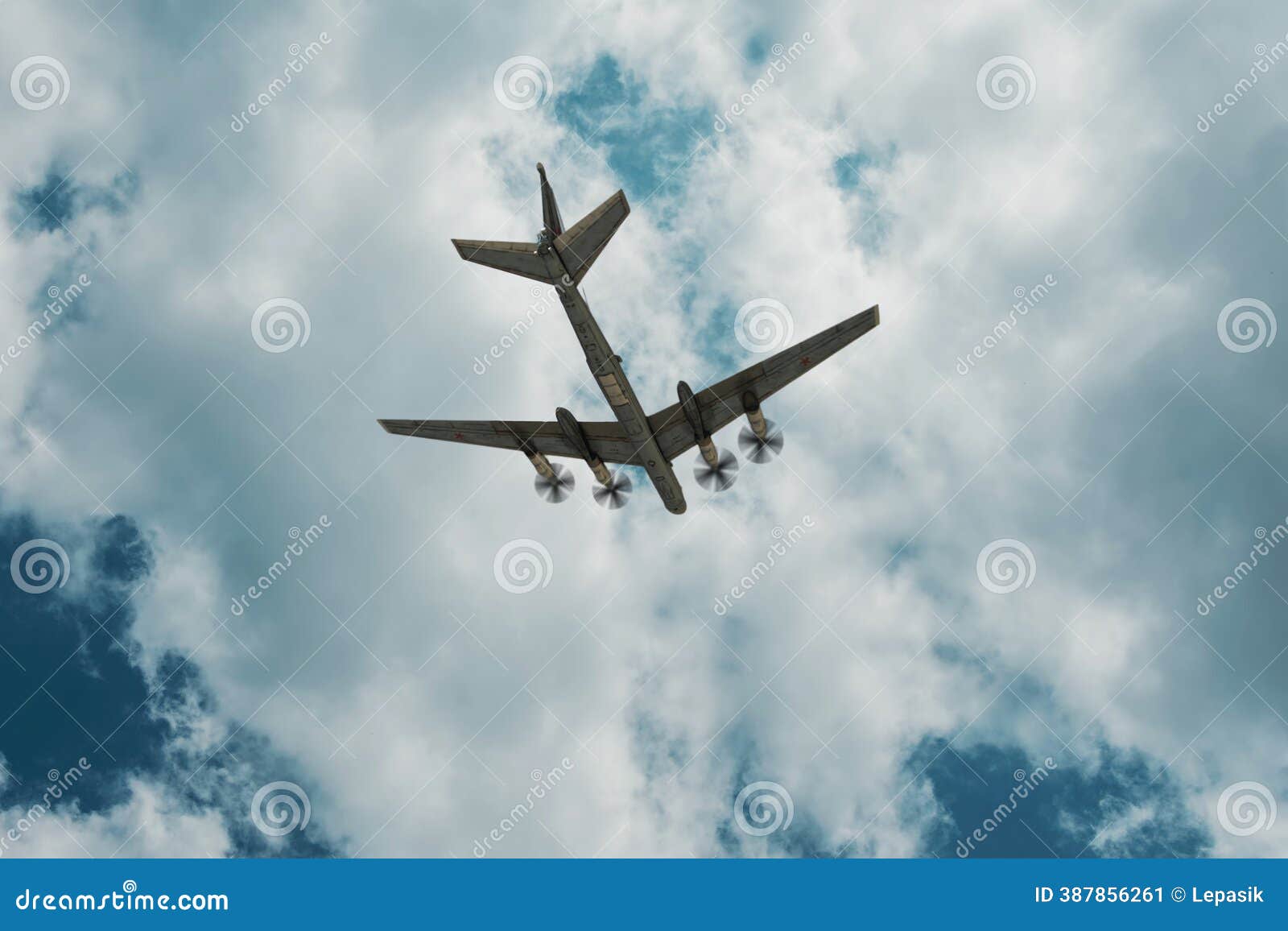 B-52 Military Bomber Jet Plane At Air Base. Strategic Air Force Flight ...