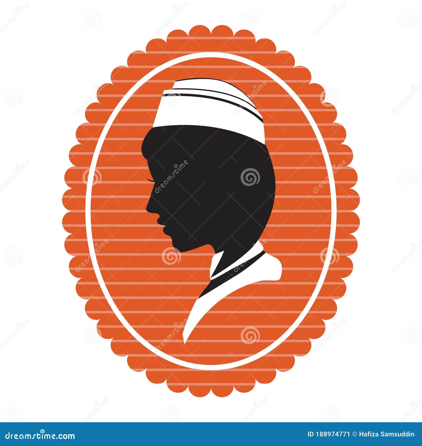 Silhouette Of A Sailor S Head. Black And White Sailors Head Cartoon ...