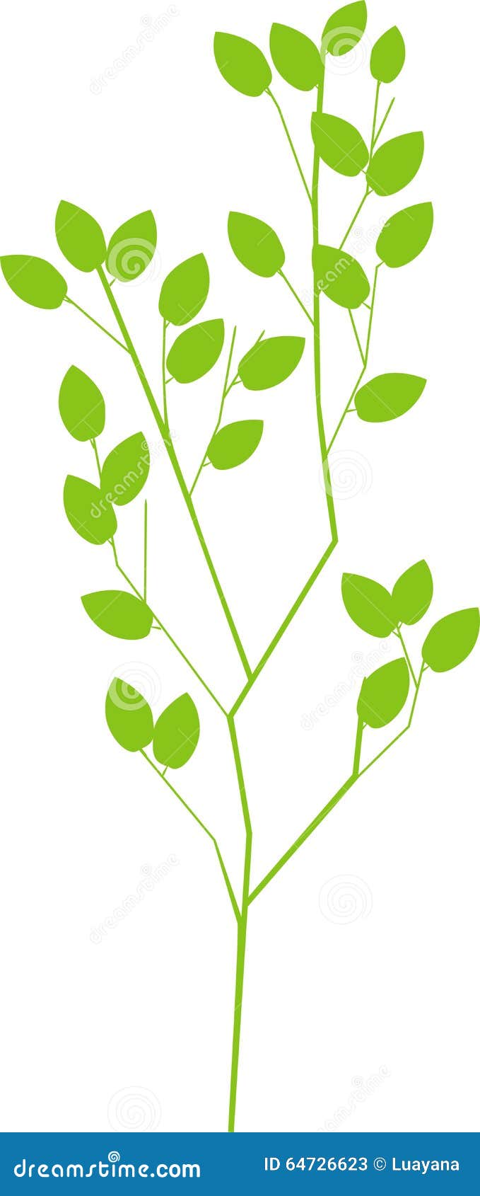 Sapling Silhouette. Tree Sapling - Vector Black Silhouette For Logo Or ...