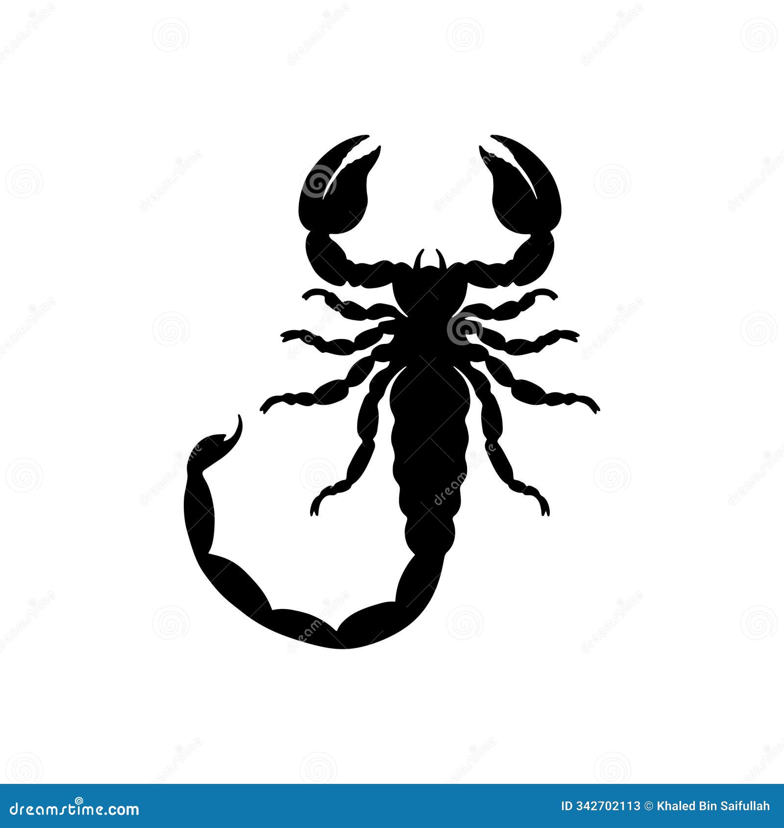 Scorpion. Vector Illustration In Cartoon Style On A White Background ...