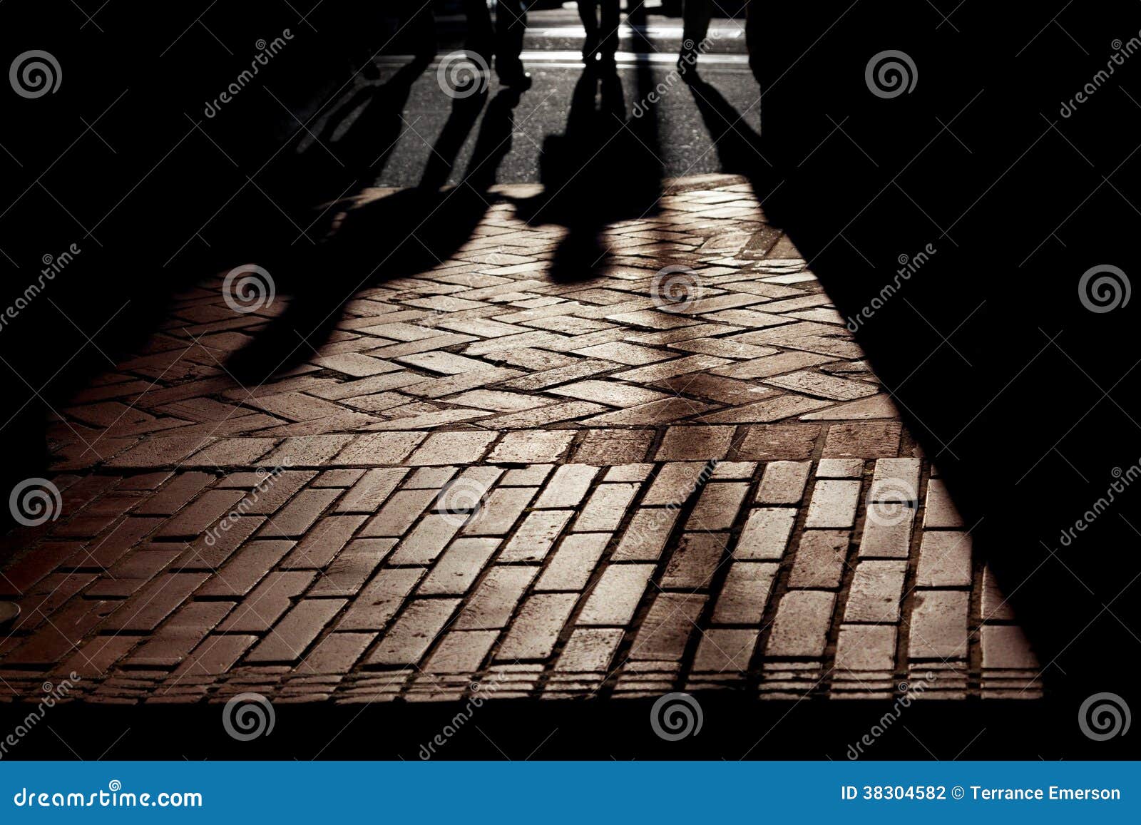Silhouette Shadows, People Walking Stock Photo - Image of human ...