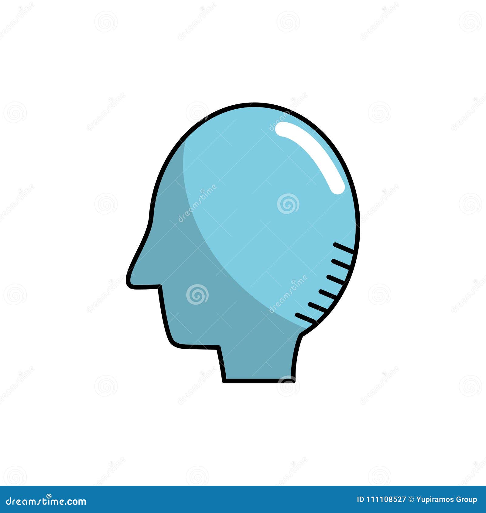 Silhouette Side Man Head Design Stock Vector - Illustration of person ...