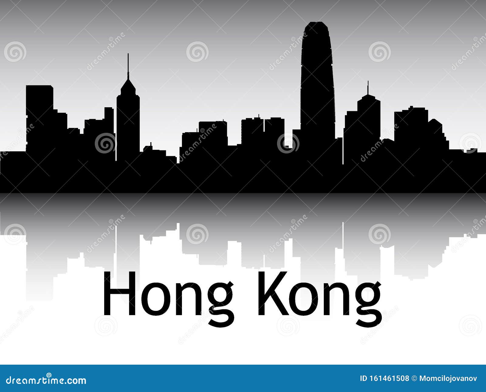 Silhouette Skyline Panorama of Hong Kong Stock Vector - Illustration of ... Silhouette Skyline Panorama of Hong Kong Stock Vector - Illustration of ...