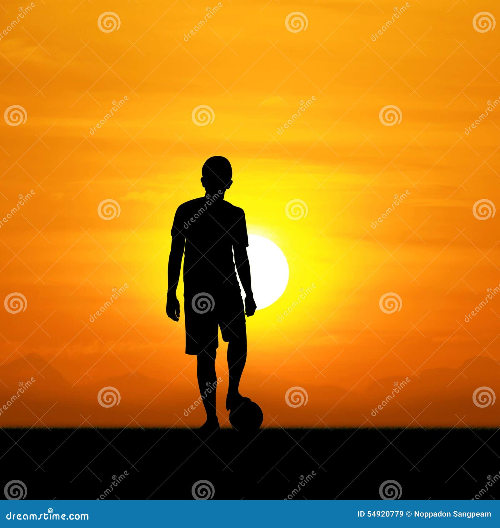 Soccer Sunset Wallpaper