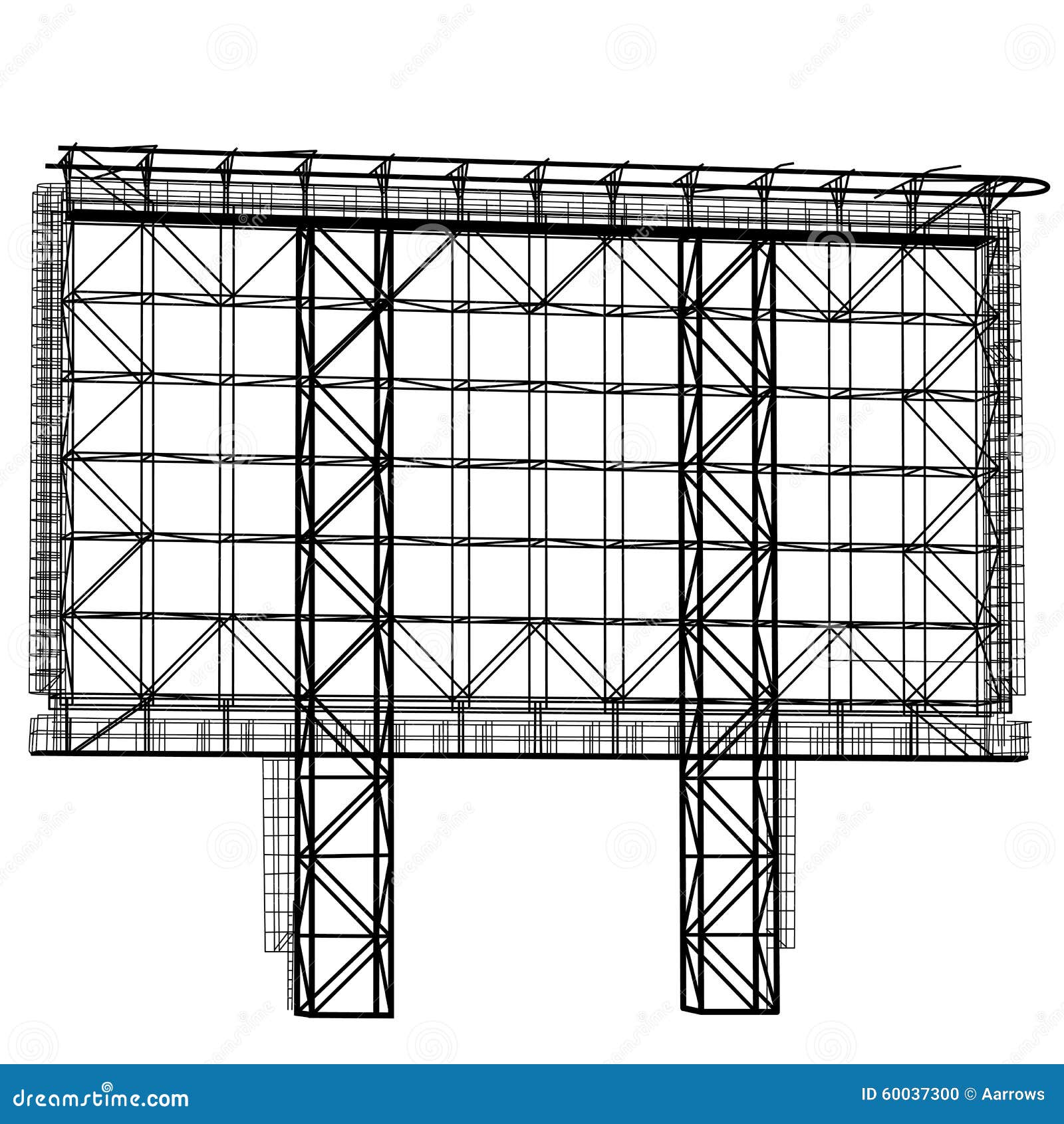 Vector Banner Steel Structure, Metal Construction | CartoonDealer.com ...