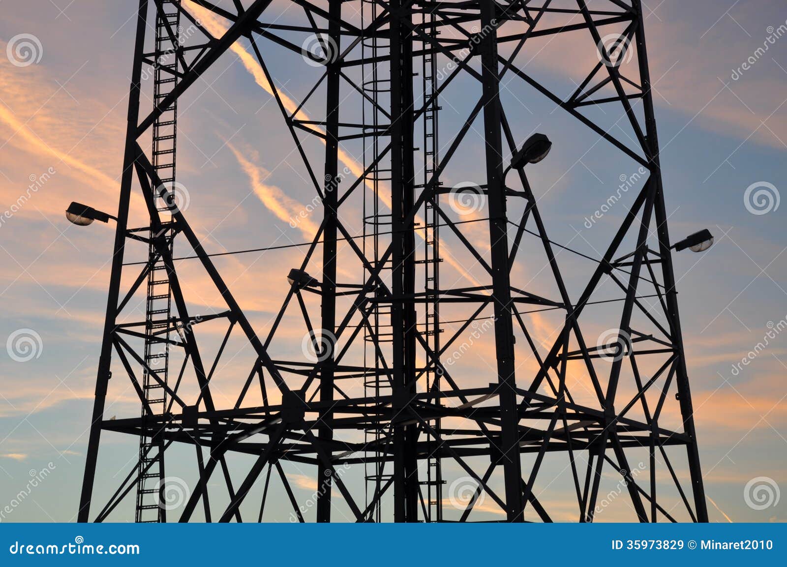 Steel Tower With Steps Stock Photo | CartoonDealer.com #89100882