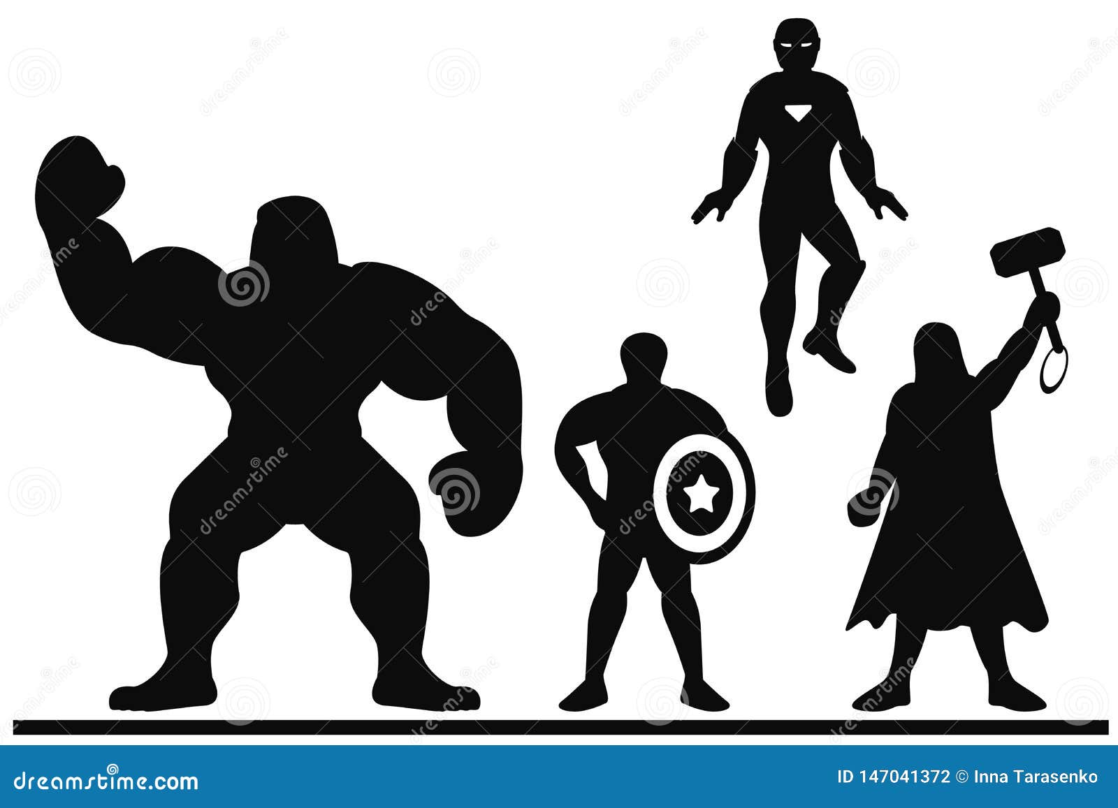 Marvel Silhouette Character
