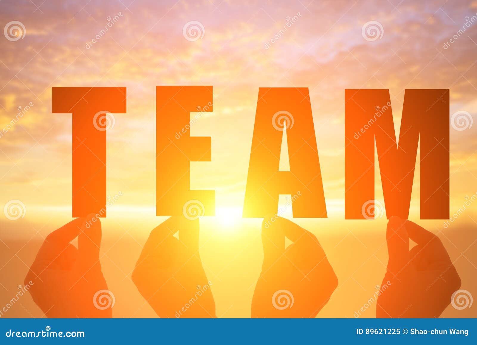 Silhouette team word stock image. Image of back, black - 89621225