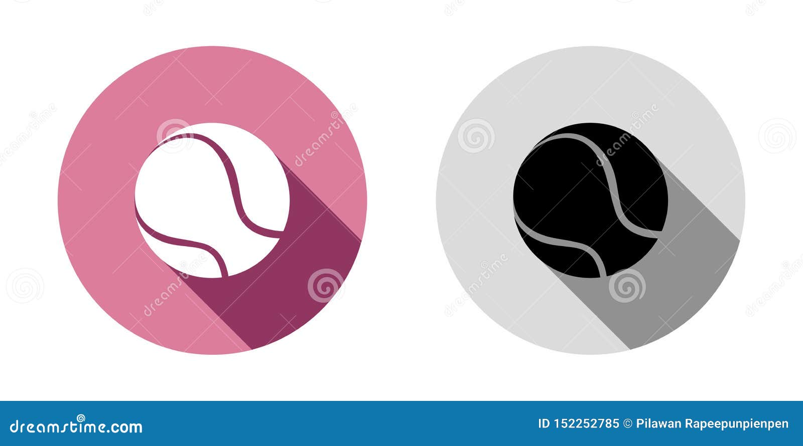 Silhouette Tennis Racket Icon Button on Pastel Pink Background ...