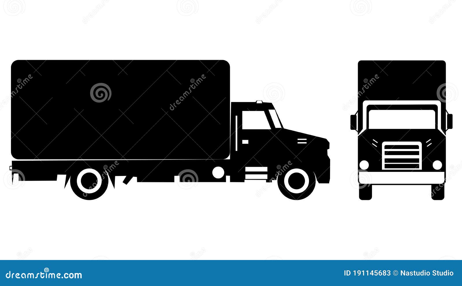 Vector Lorry Icons Set 1 | CartoonDealer.com #45159175