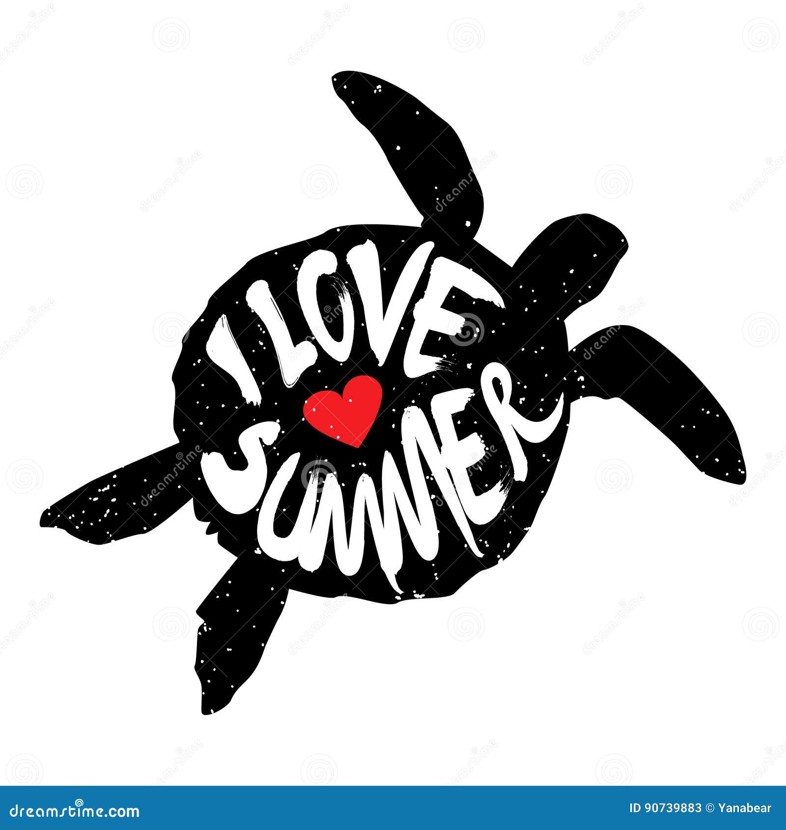 Sea Turtle .Summer Symbols Cartoon Vector | CartoonDealer.com #51141629