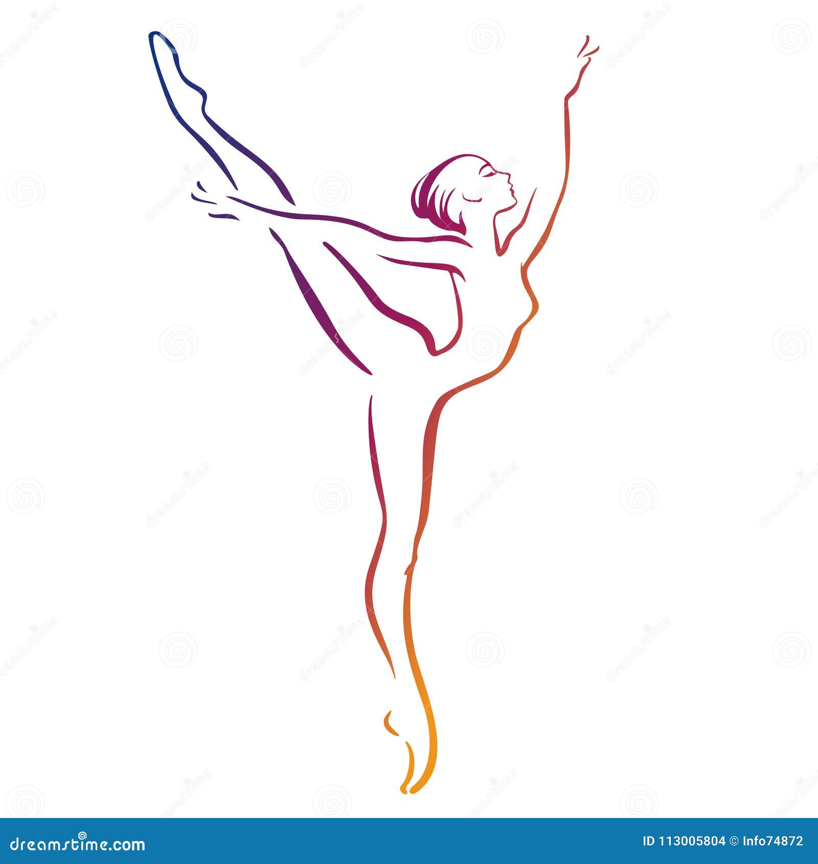 Outline Ballerinas Vector Set | CartoonDealer.com #83207937 Outline Ballerinas Vector Set | CartoonDealer.com #83207937