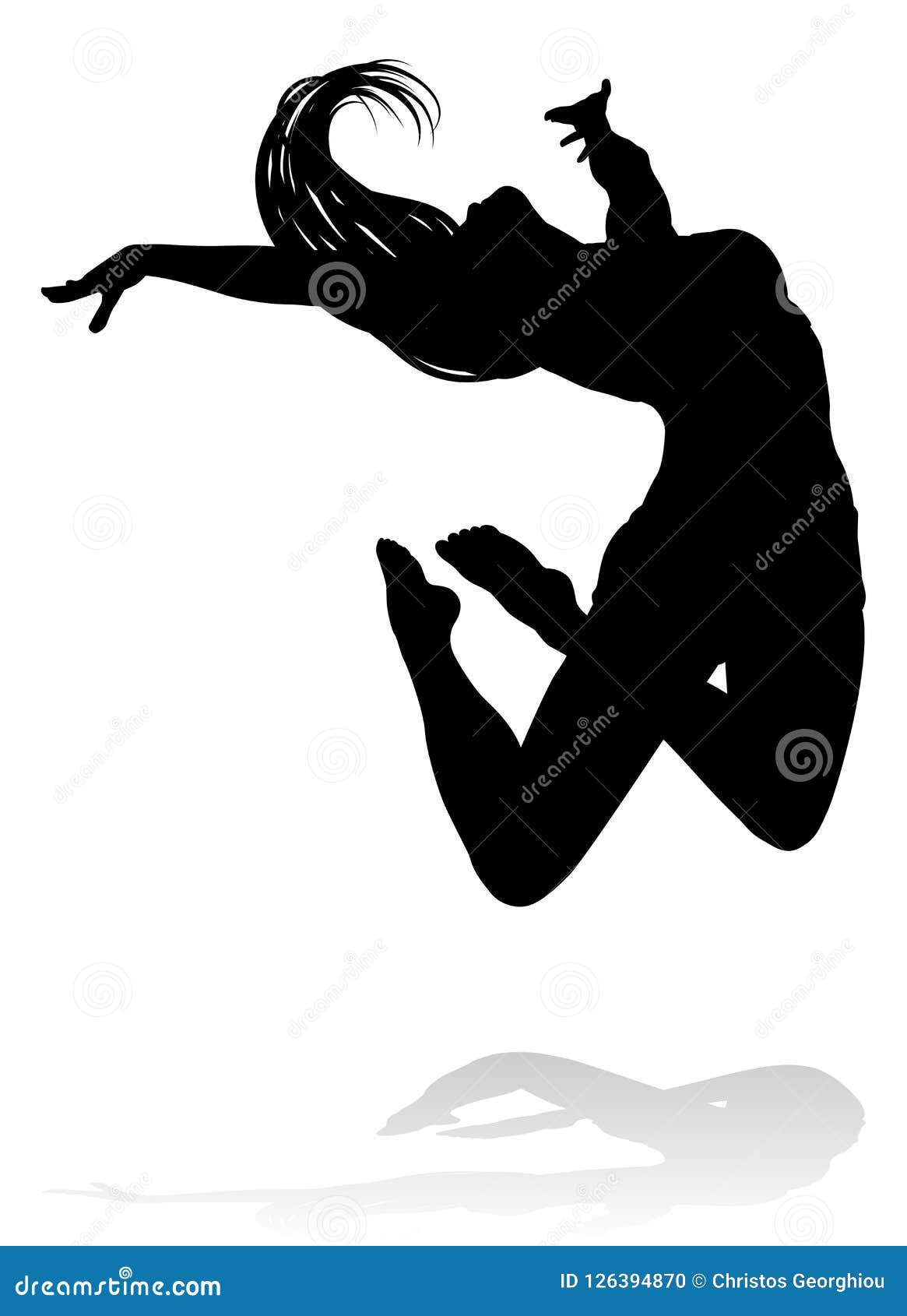 Dance Silhouette Leap