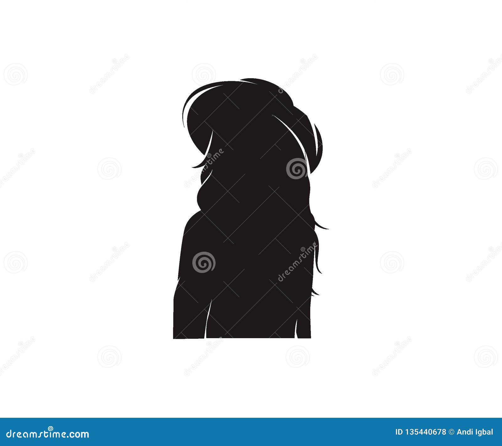 Silhouette of Stand Woman Design Illustration Vector Stock Vector ...