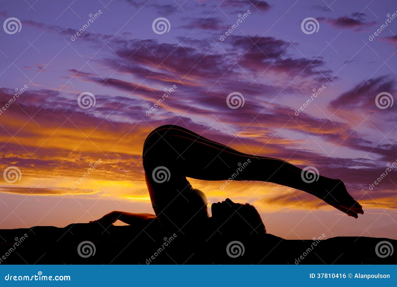 Silhouette Woman on Shoulders Legs Over Head Stock Photo - Image of ...