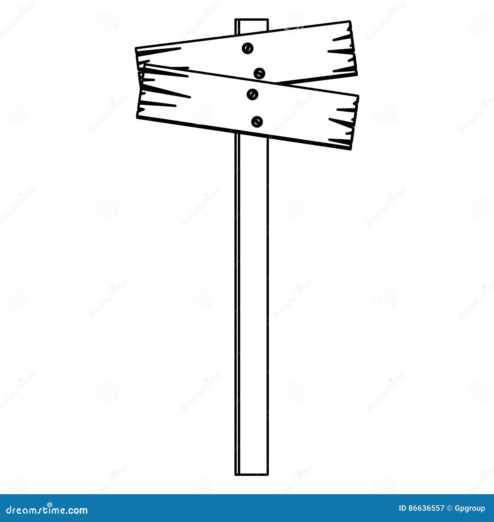 Silhouette Wood Notices Icon Stock Illustration - Illustration of ...