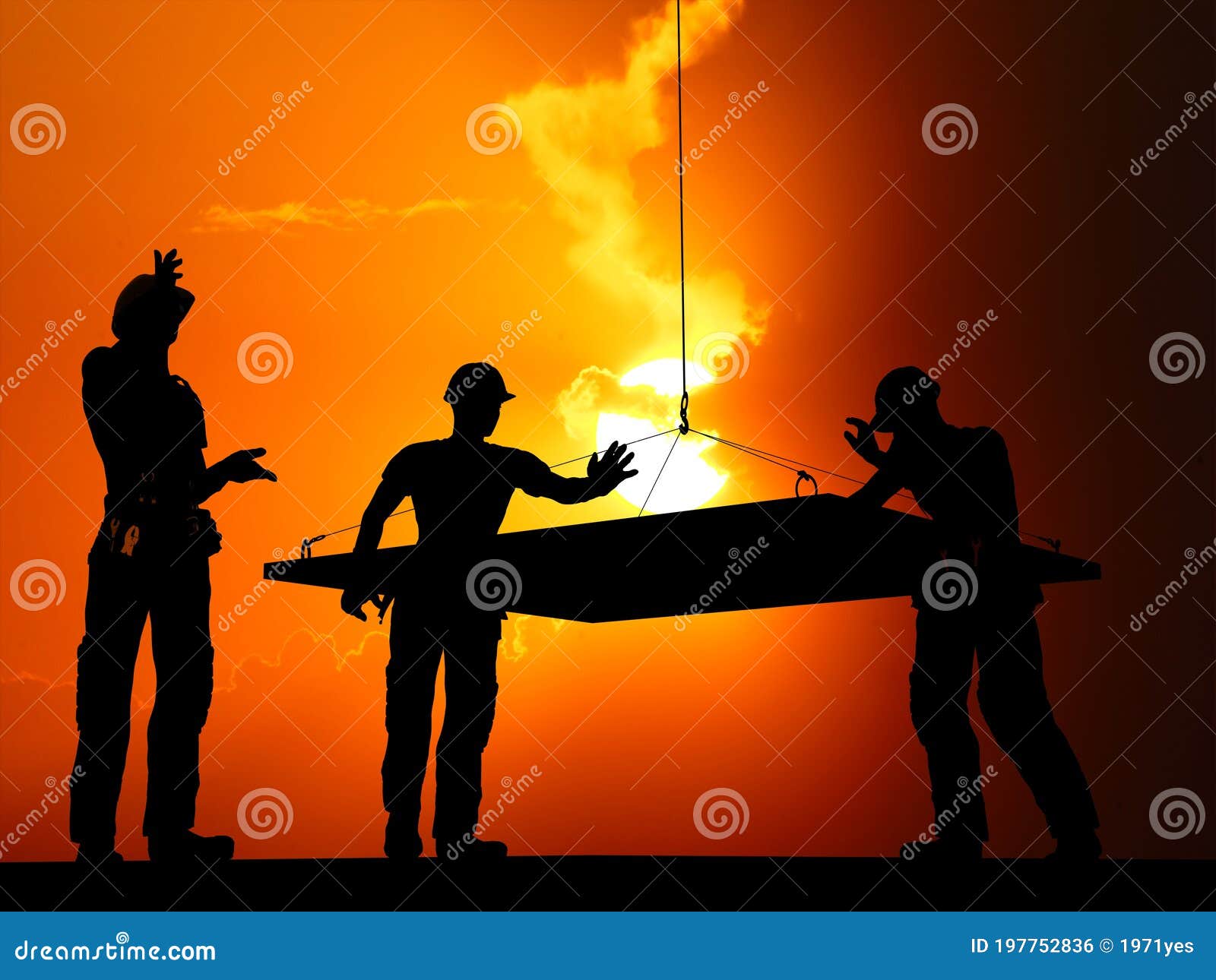 Silhouette Man Worker With Toolkit And Beard Vector Illustration ...