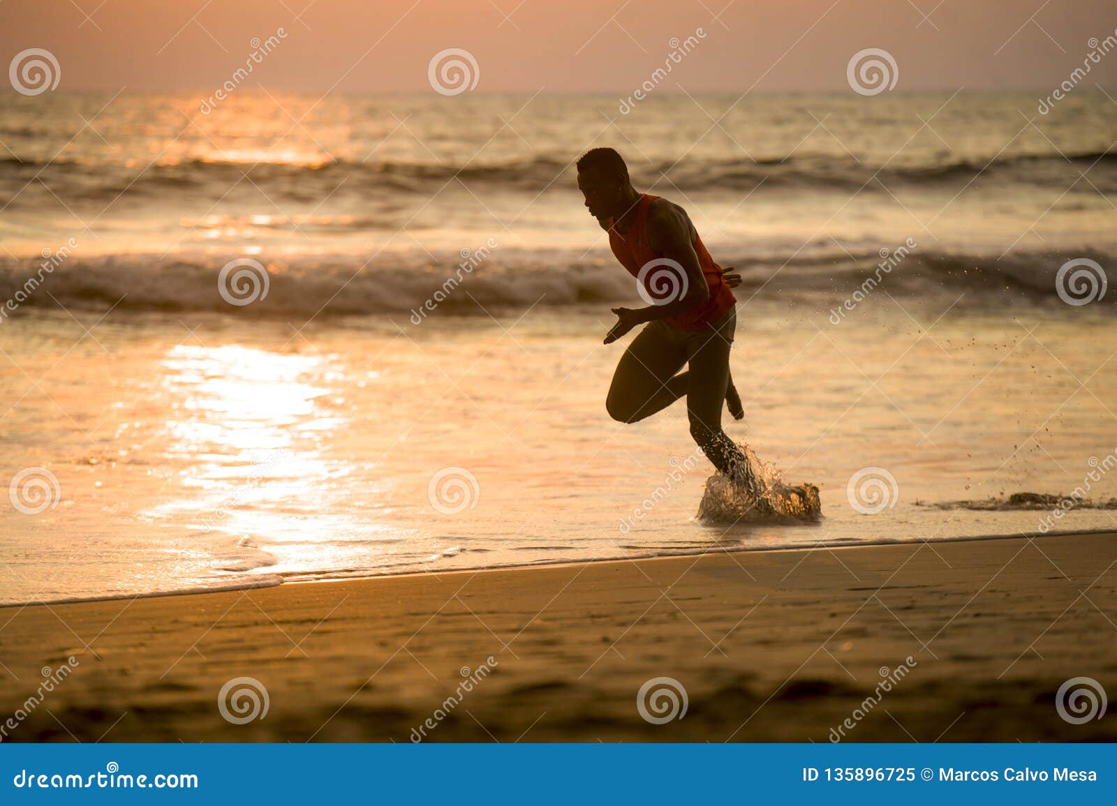 Silhouette of Young Attractive Fit Athletic and Strong Black African ... Silhouette of Young Attractive Fit Athletic and Strong Black African ...