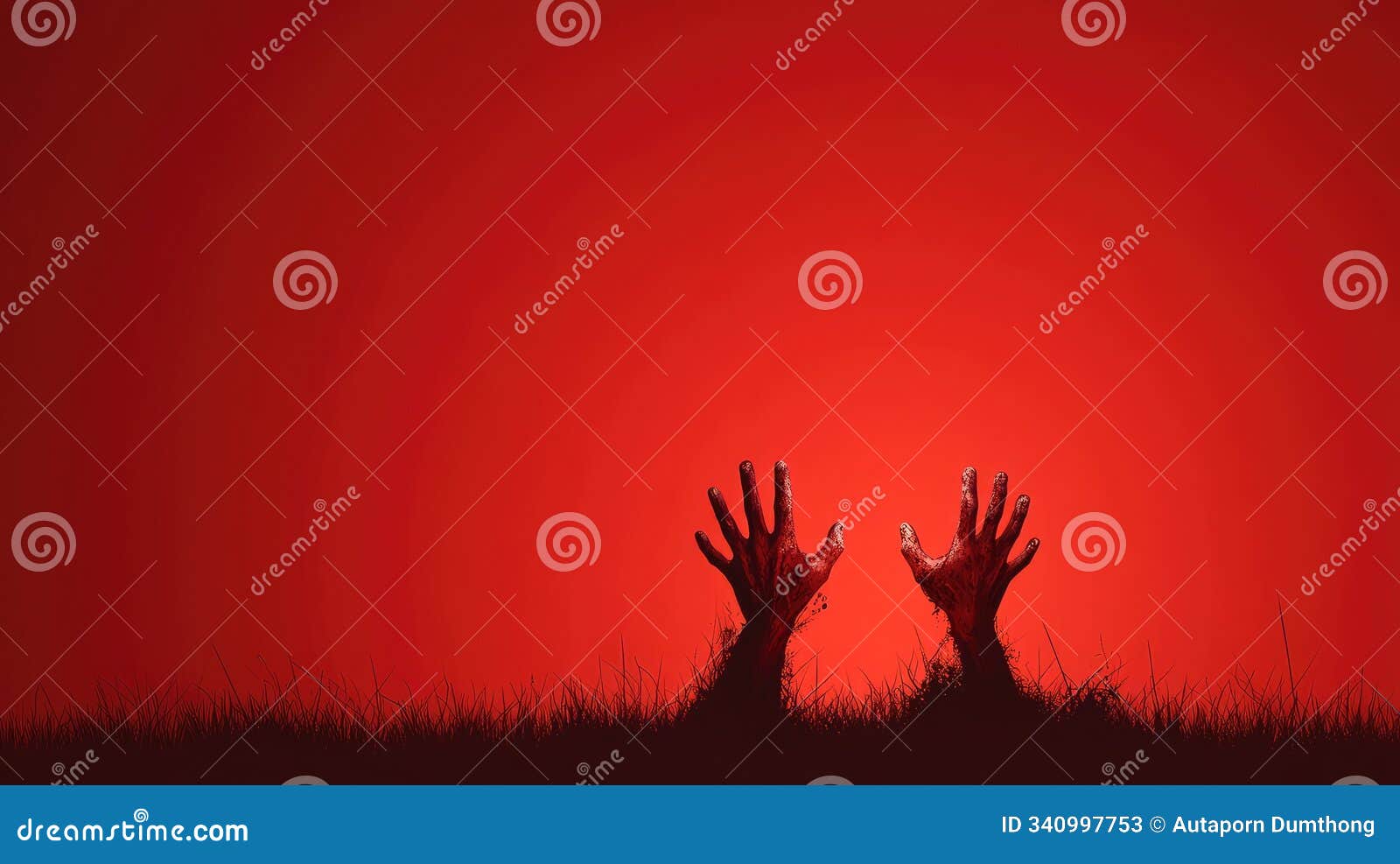 Silhouetted Hands Reaching Out Against a Dramatic Red Backdrop, Evoking ...