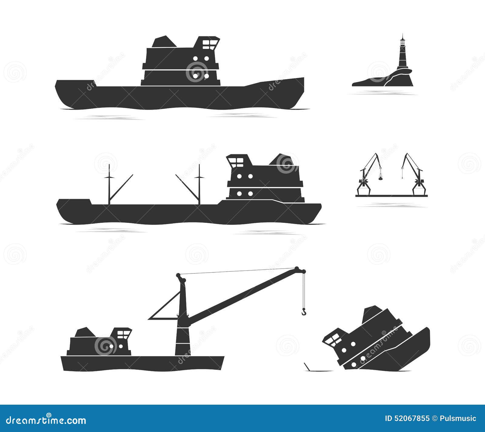 Floating Crane. Vector | CartoonDealer.com #132314441