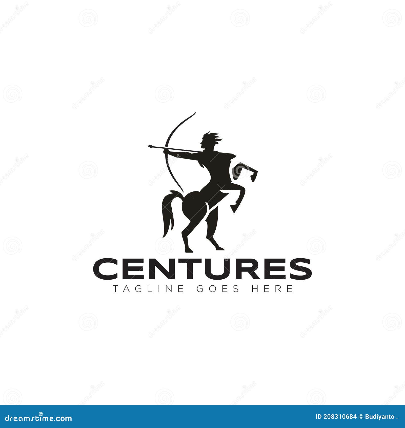 Centures Logo, with Archer and Centaurus Vector Stock Vector ...