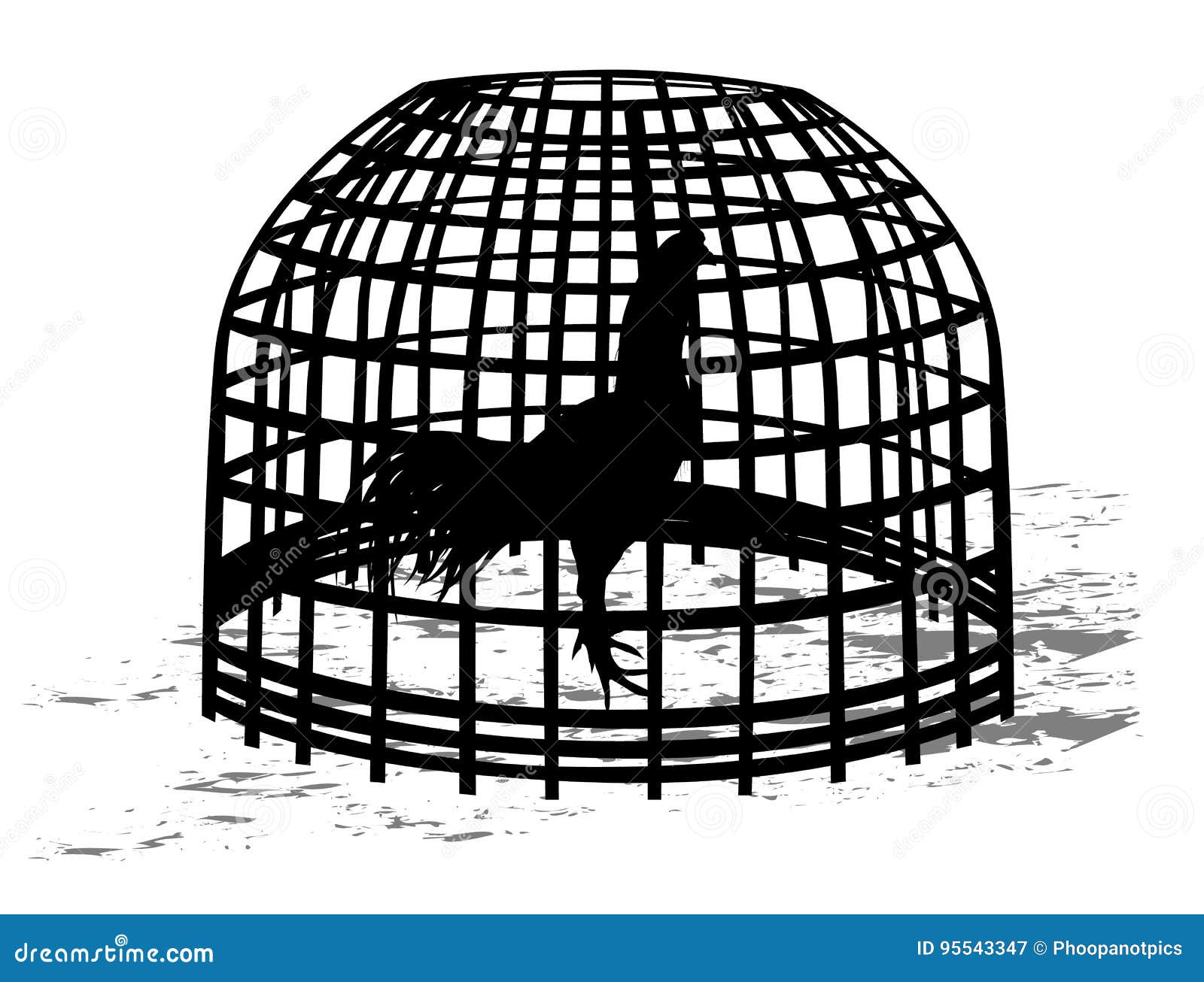 Silhouettes chicken shape stock vector. Illustration of shape - 95543347