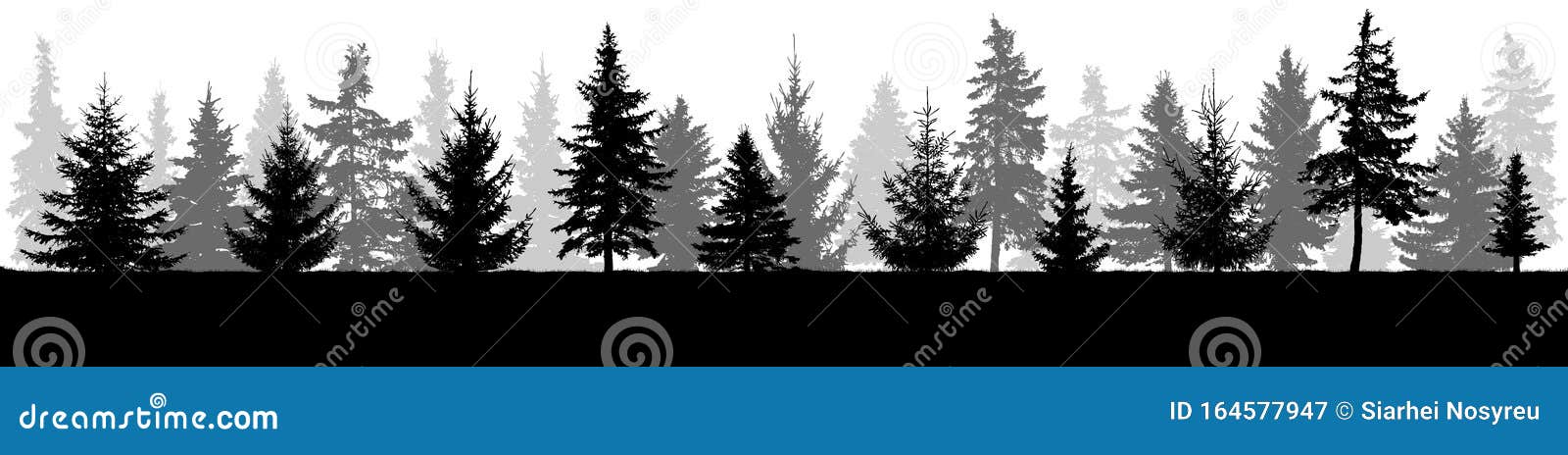 Forest Skyline Sketch