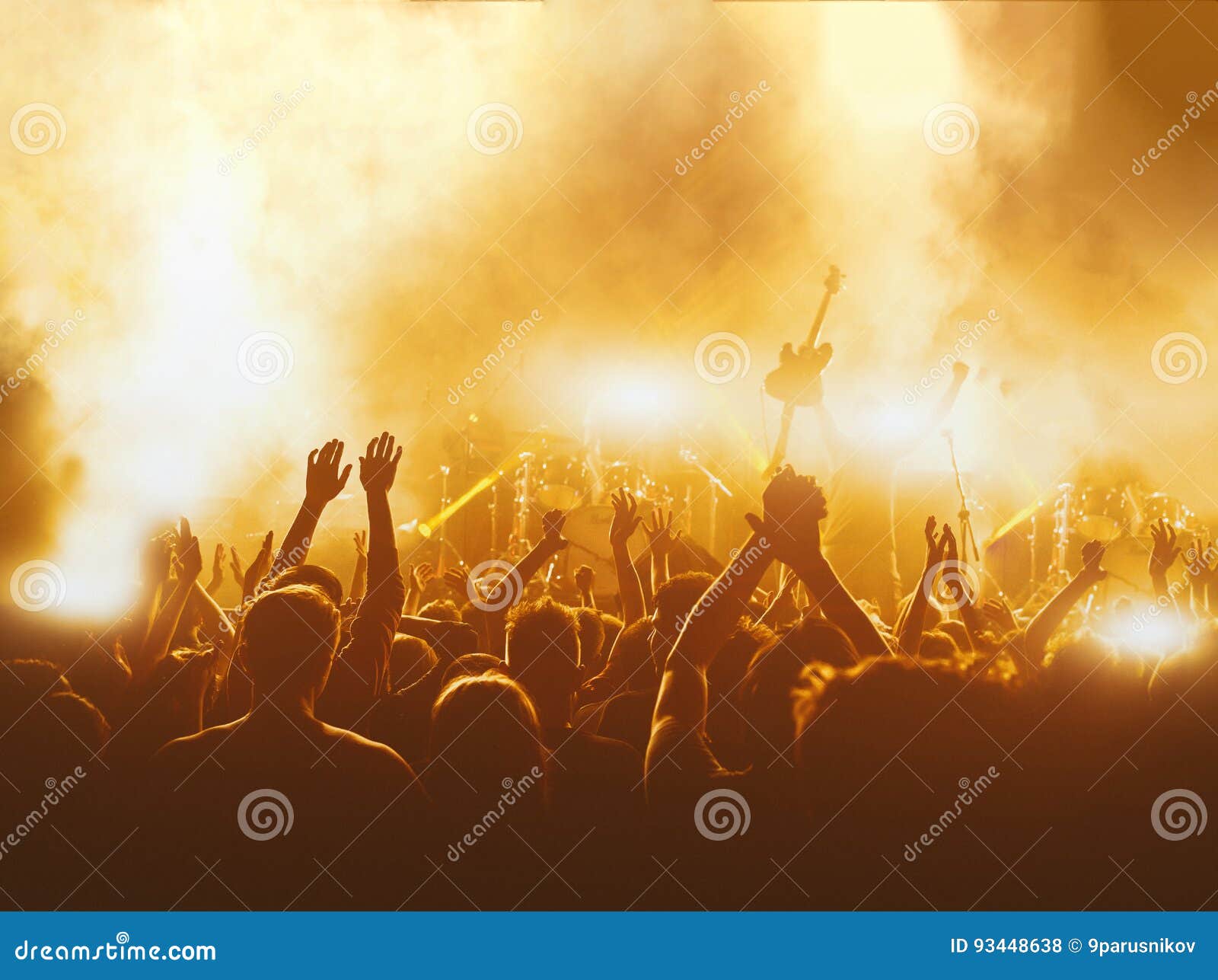 Concert Crowd From Stage Wallpaper