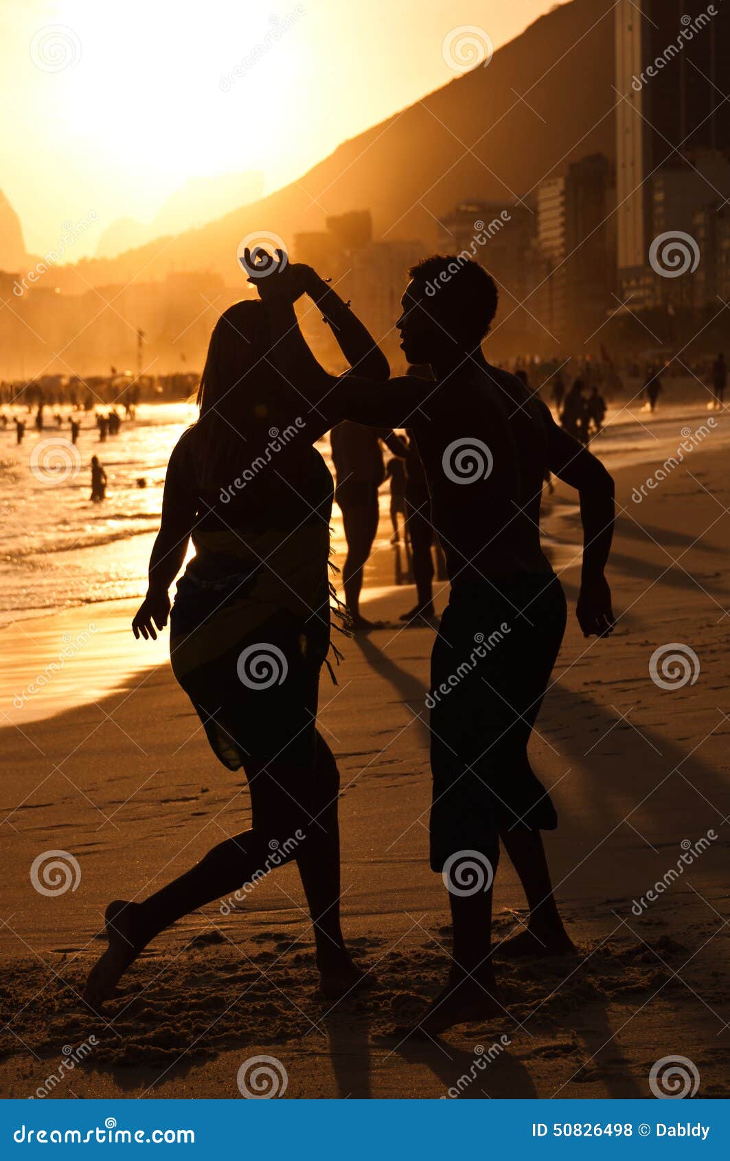 Silhouettes of a Couple Dancing Stock Photo - Image of couple, movement ...